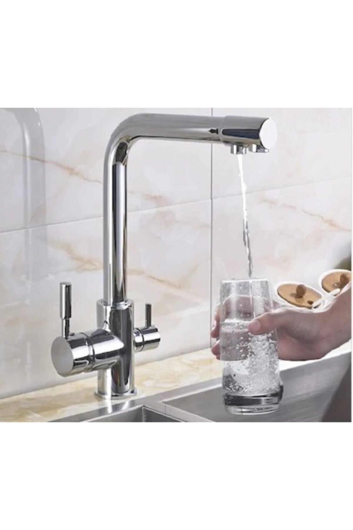 Genel Markalar Aceser Arıtma Çıkışlı 3 Yollu Evye Bataryası Fiyatı ...