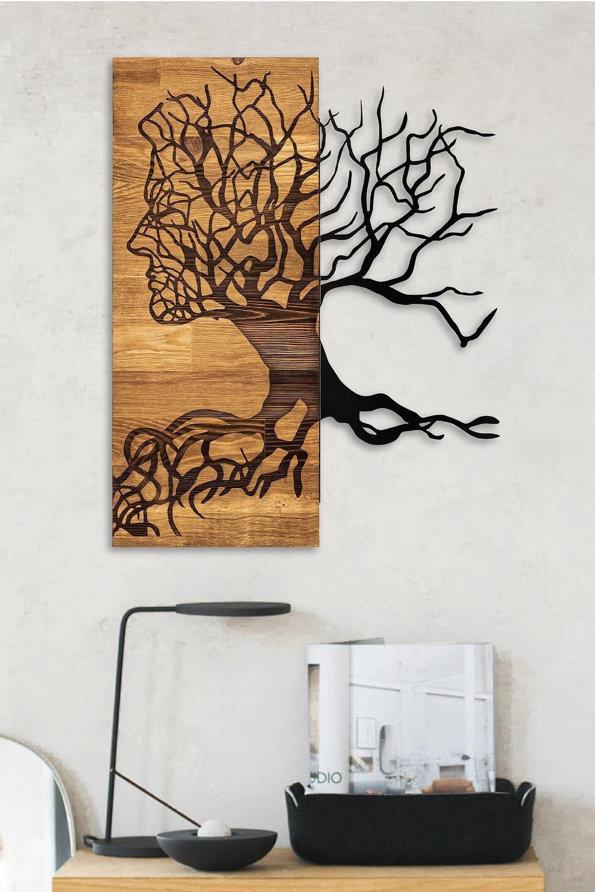 Genel Markalar DoreArt Muaz Ahşap & Metal Duvar Tablosu, Ev Ofis Duvar Panosu Fiyatı, Yorumları ...