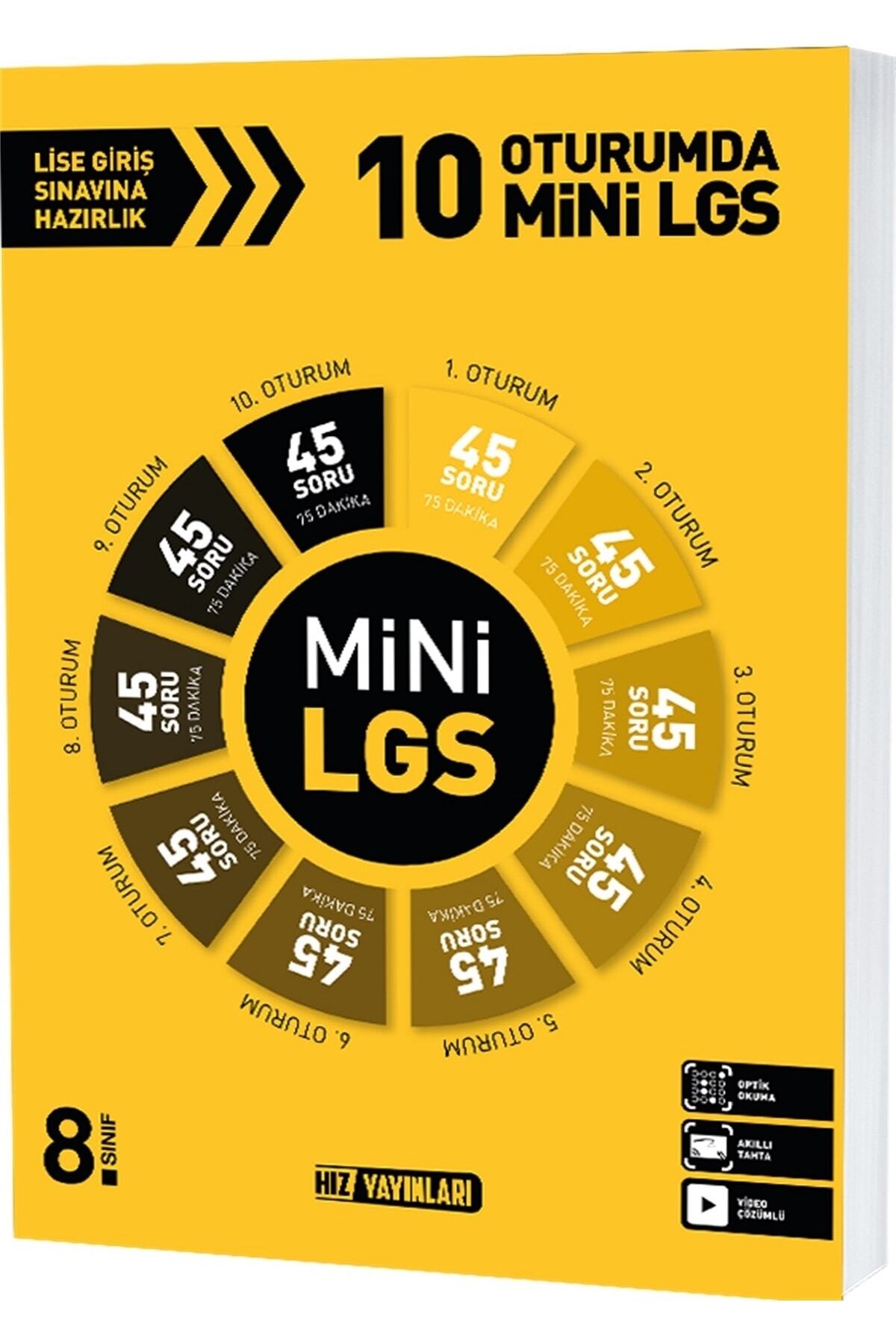Hız Yayınları HIZ YAYINLARI LGS 8. SINIF 10 OTURUMDA MİNİ LGS ...