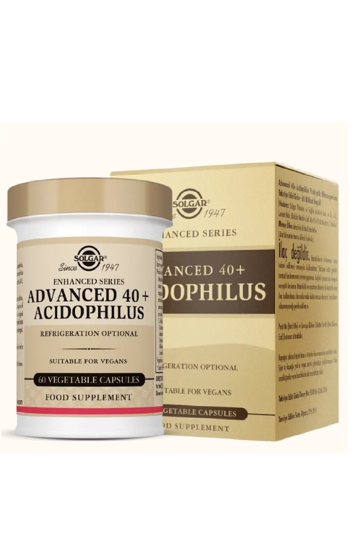 Solgar Advanced 40+ Acidophilus 60 Kapsül - Fiyatı, Yorumları