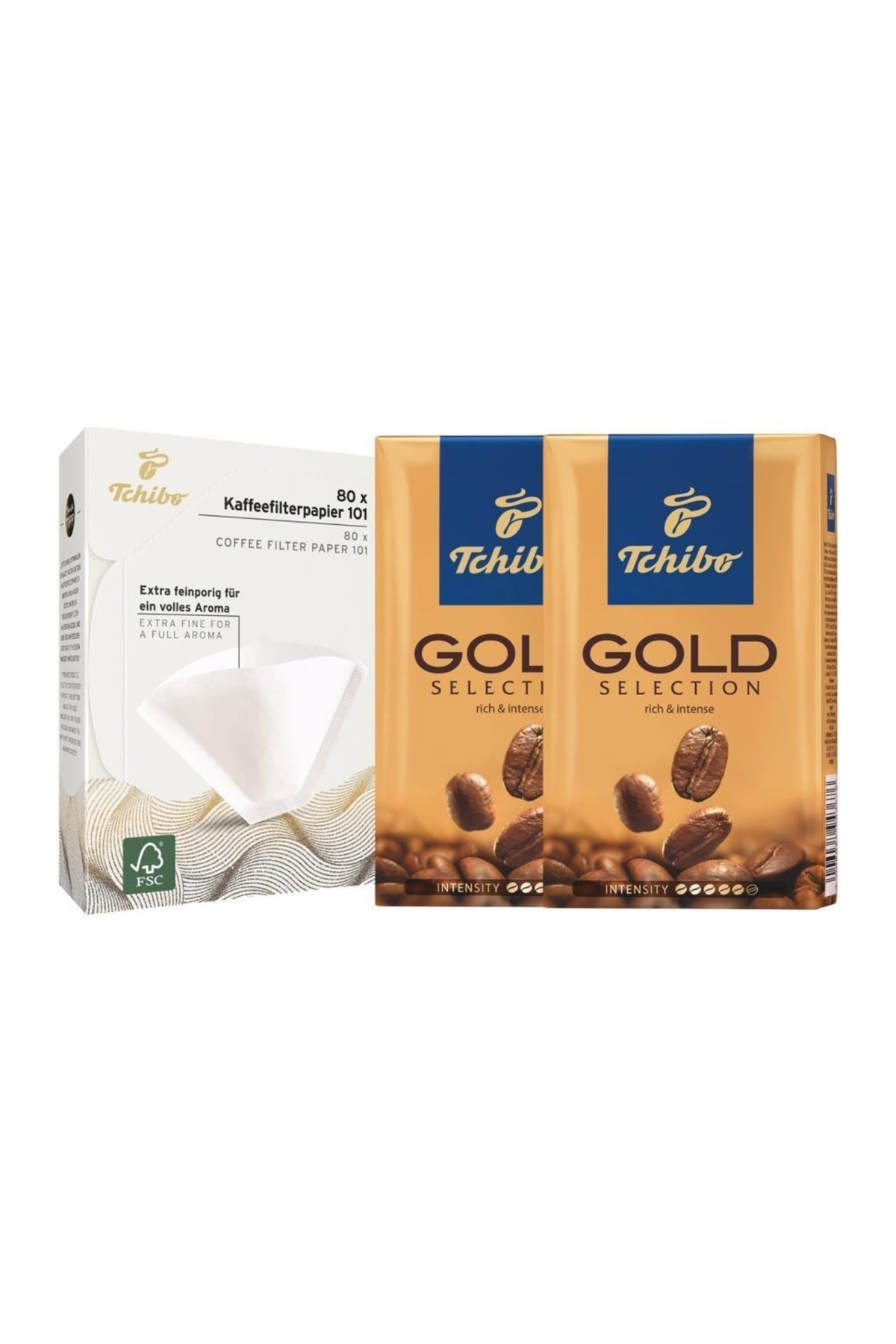 Tchibo Gold Selection 250gr X2 & Filtre Kağıdı No:2 80'li Fiyatı ...