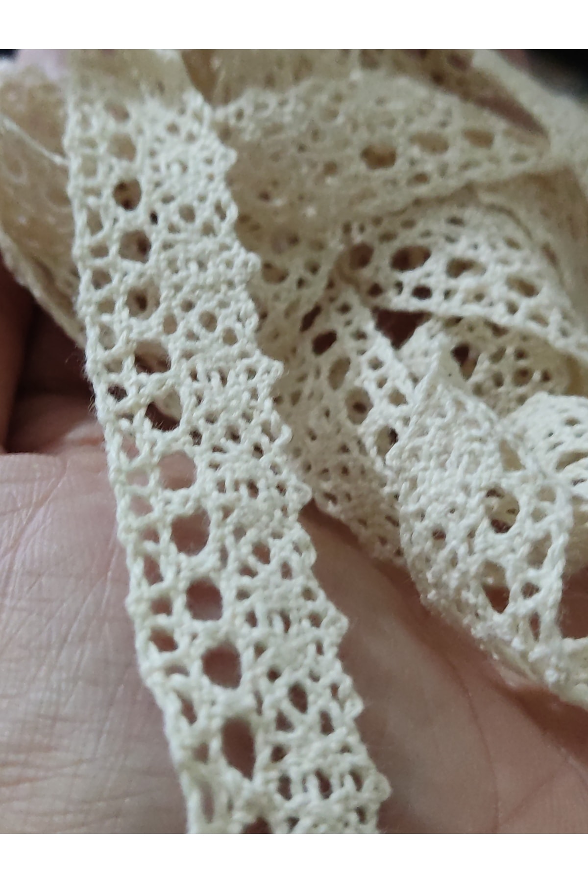 Engin TT Pamuk Kopaniki Dantel Hobi Süsleme Danteli(krem-5 Metre ...