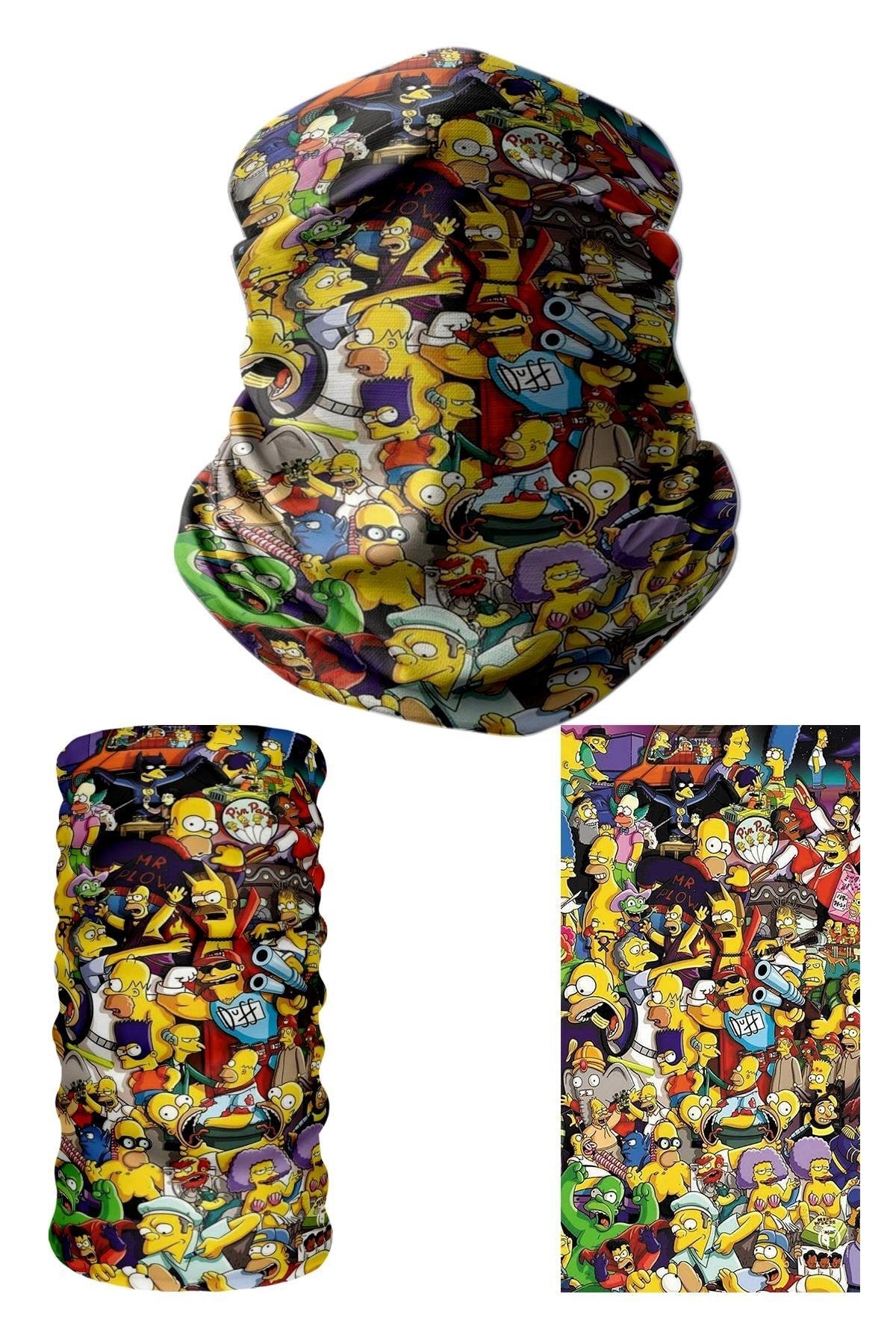 e-Taktik Karışık Desenli Boyunluk Bandana Buff Baf Saç Bandı Fiyatı ...