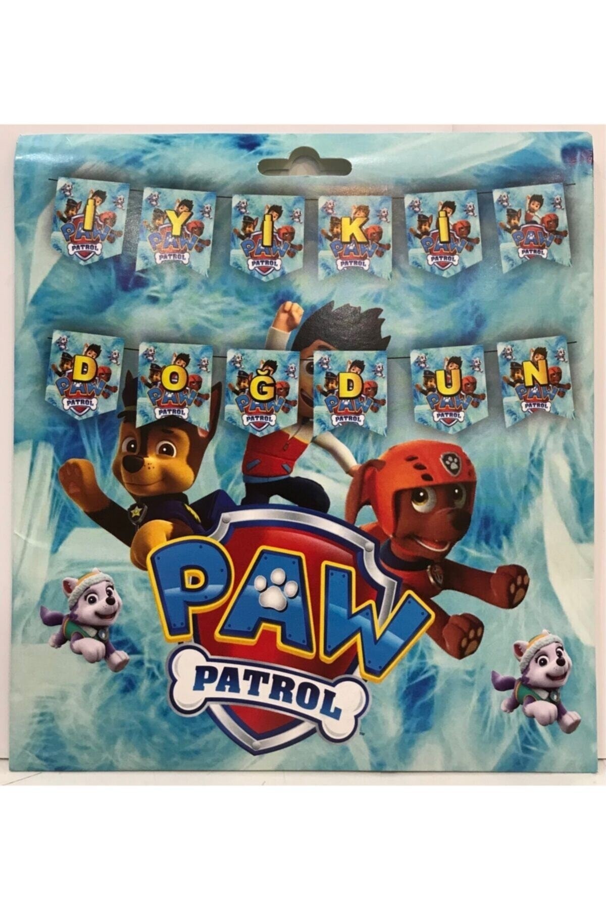 papercraft Paw Petrol Iyiki Doğdun Banner Set - Fiyatı, Yorumları