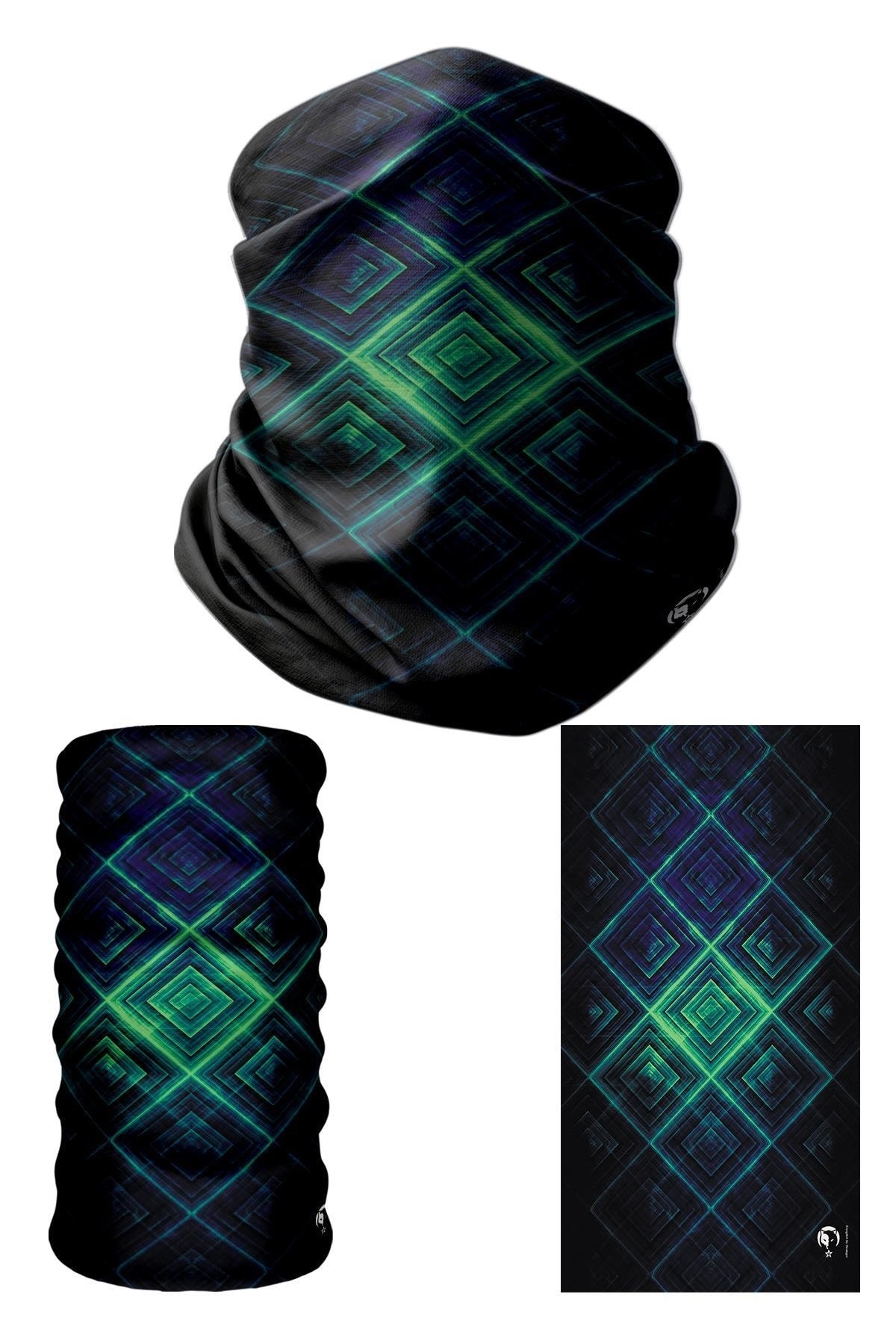 e-Taktik Geometrik Temalı Boyunluk Buff Baf Bandana Saç Bandı Fiyatı ...