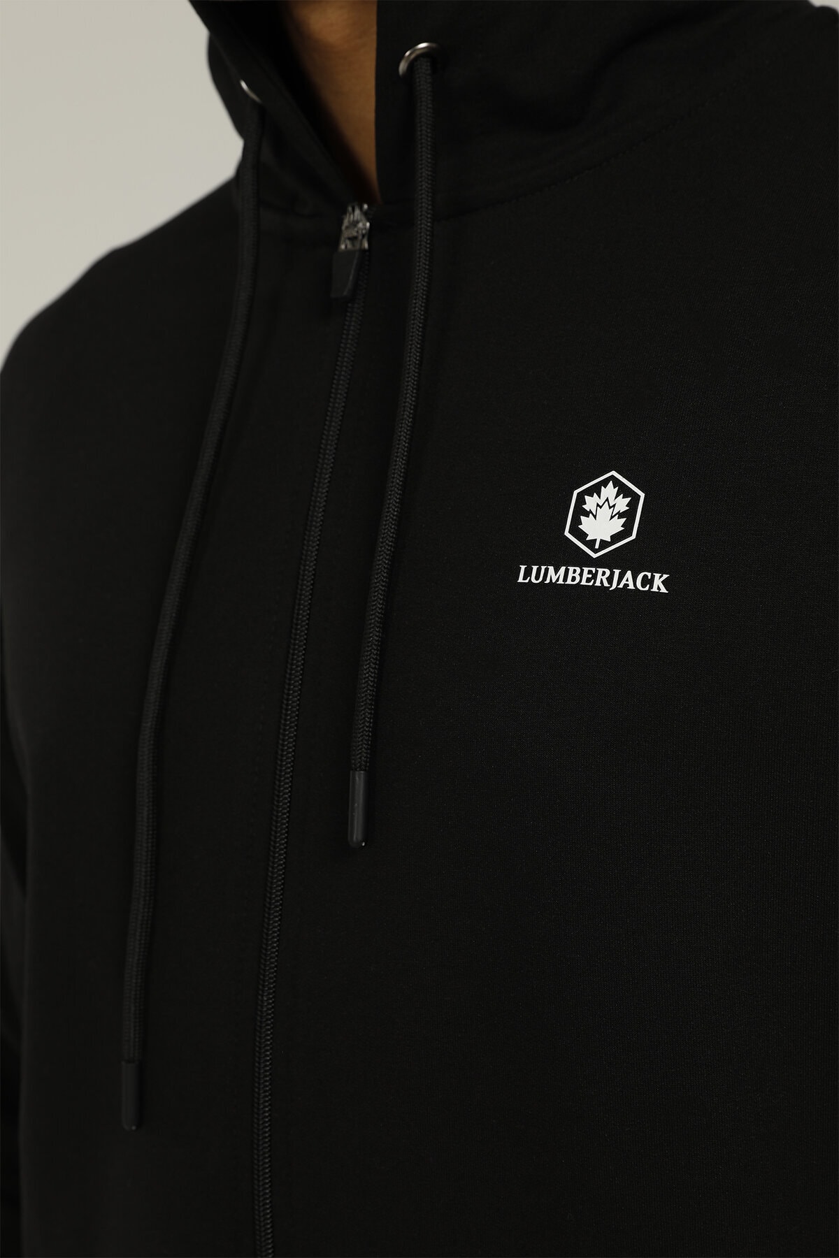 Lumberjack Sn72 Basıc Full Zıp Hoodı Siyah Erkek Eşofman Üstü - Fiyatı ...
