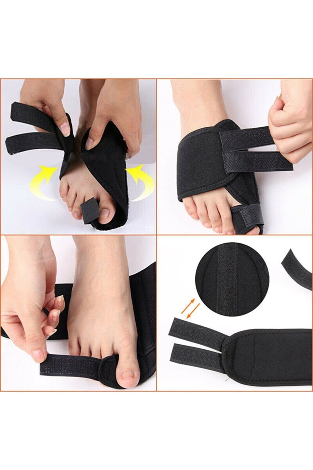 Ankaflex 1 Çift Ayak Baş Parmak Ateli Medikal Ortopedik Halluks Valgus ...