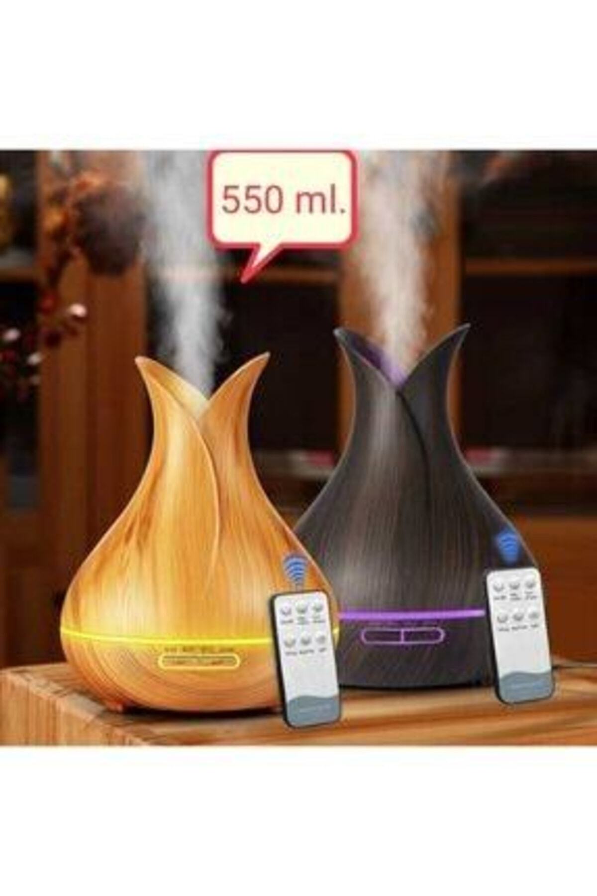 omni Wood Aroma Diffuser 550 Ml 7 Led Ultrasonic Nemlendirici Ev Tipi ...