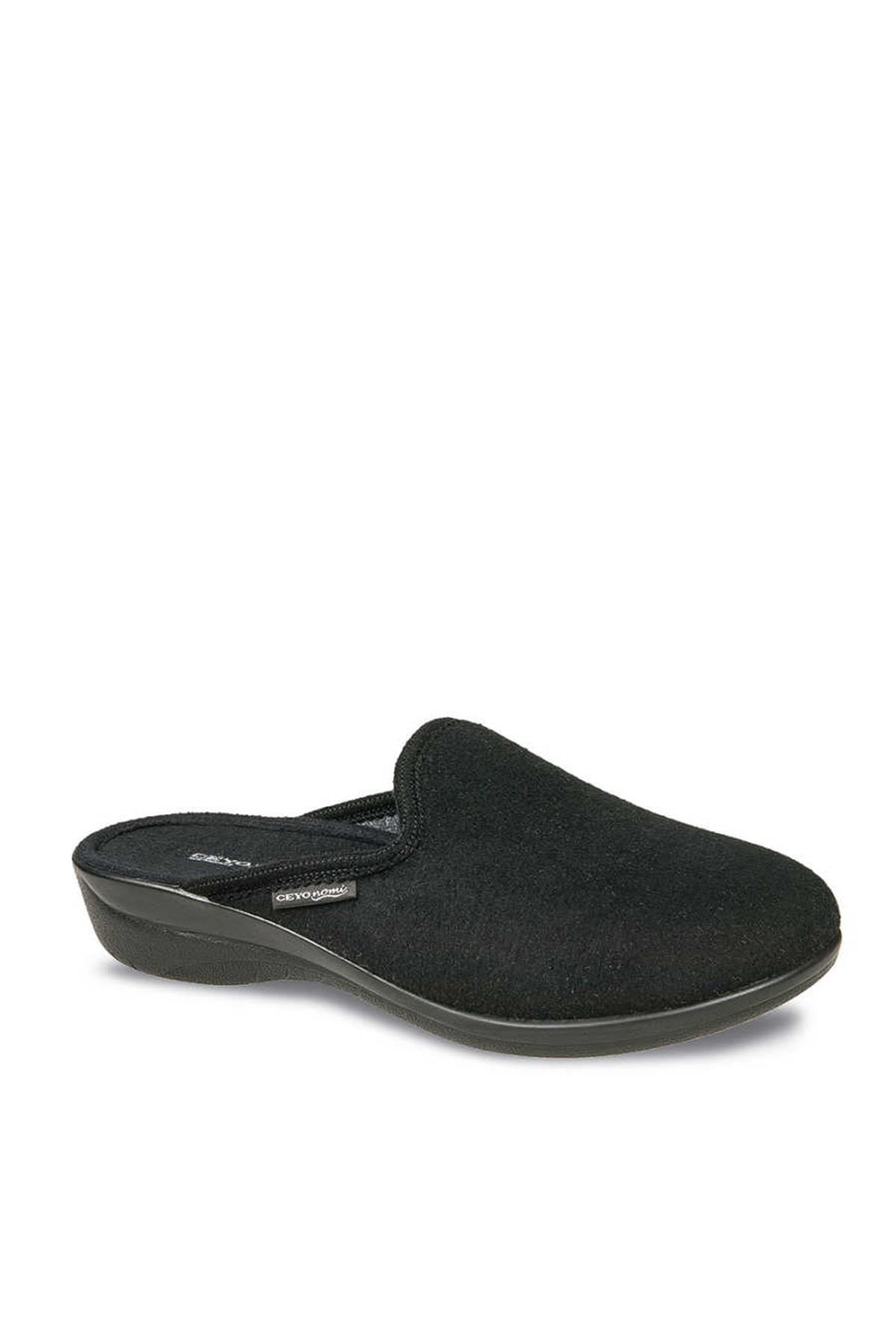 Ceyo Kadın Siyah Terlik