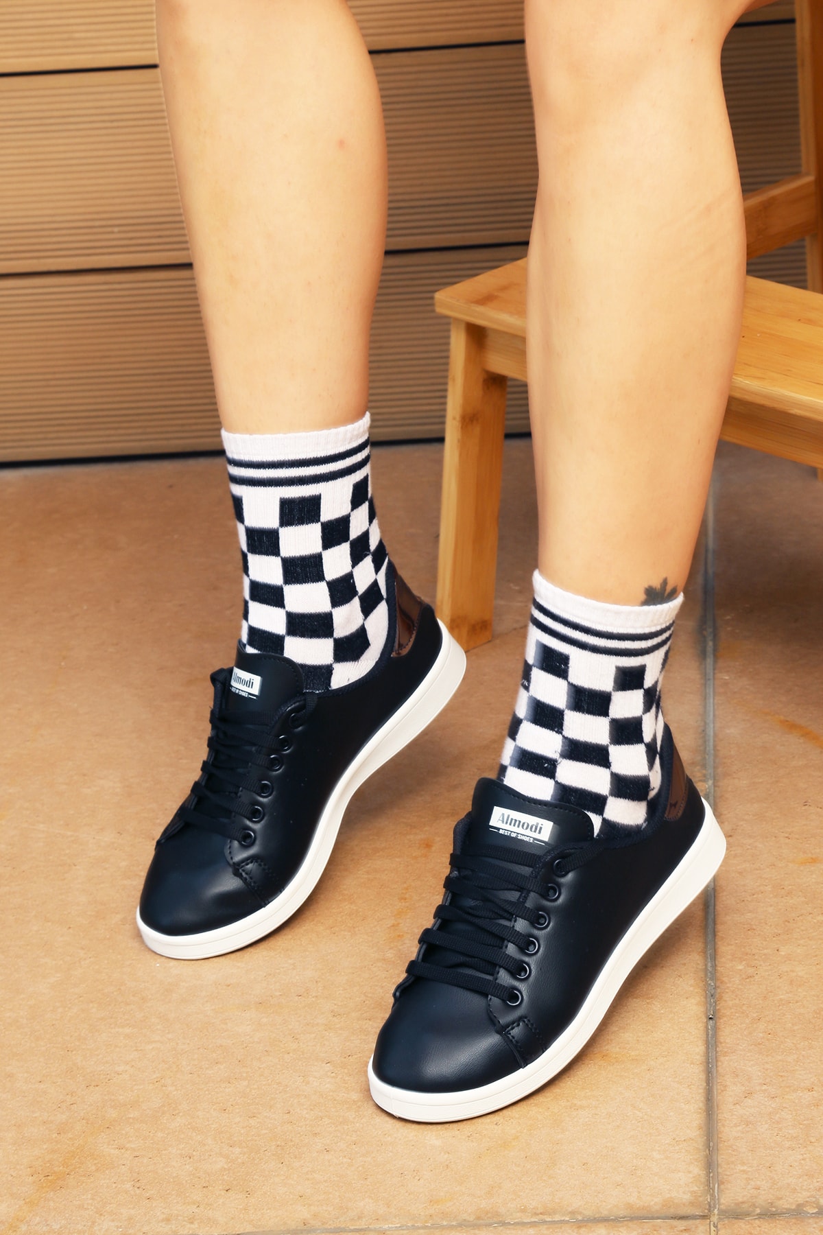 Kadınelishoes Siyah Platin Kadın Ayakkabı