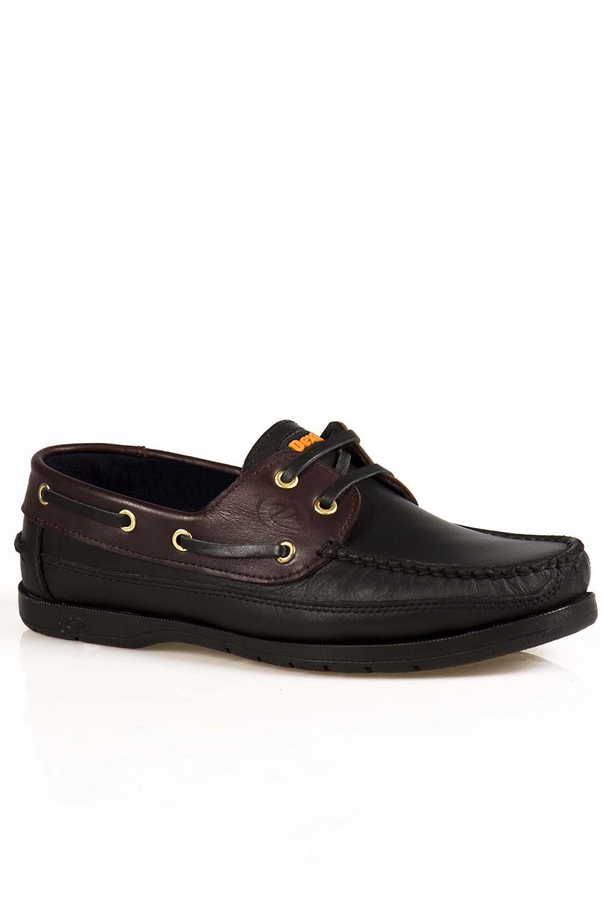 Ayakkabı Çarşı Günlük Siyah-Bordo Büyük Beden Ayakkabı Dx186