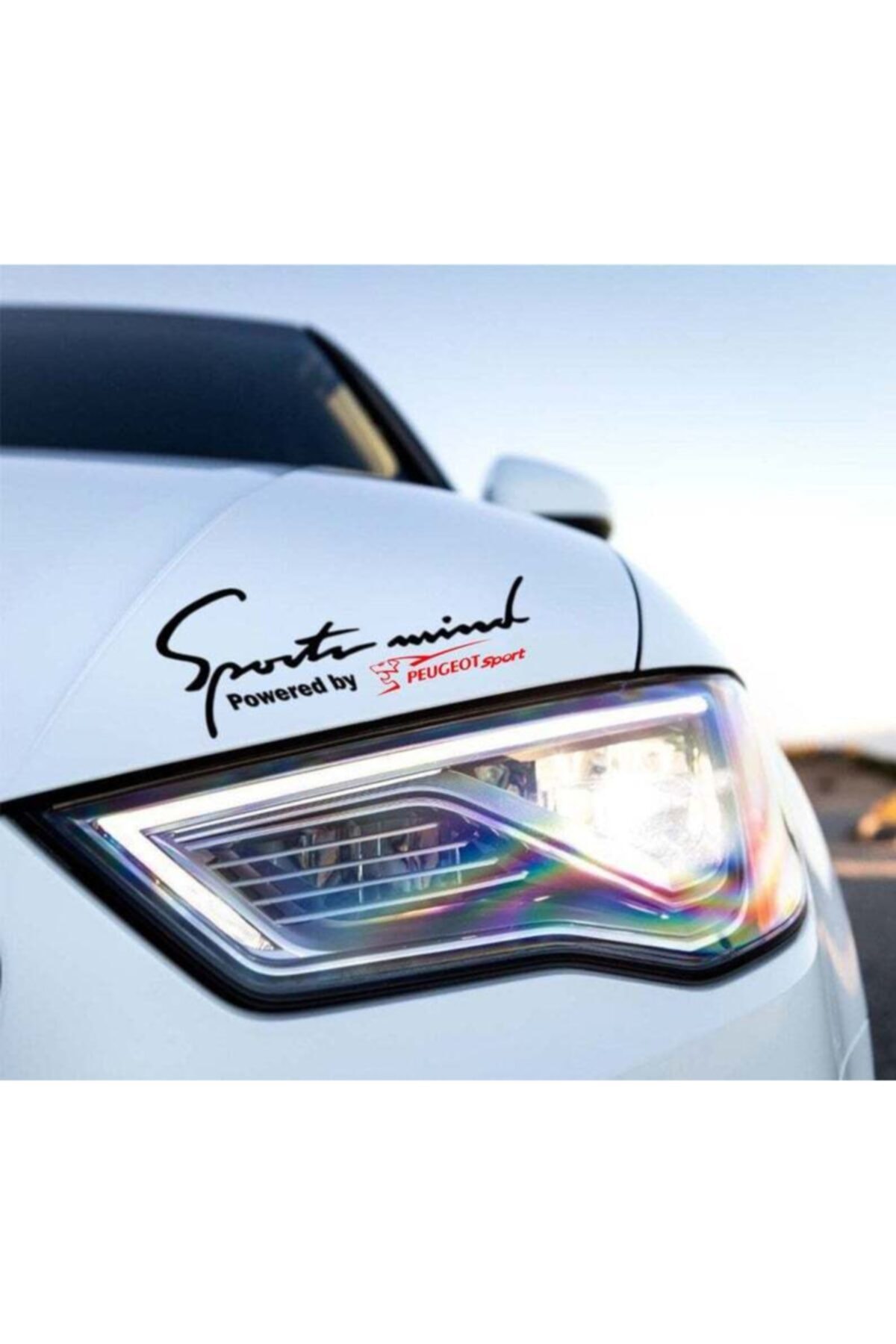 TSC Car Sticker Paste on Peugeot Sport Mind Hood - Trendyol