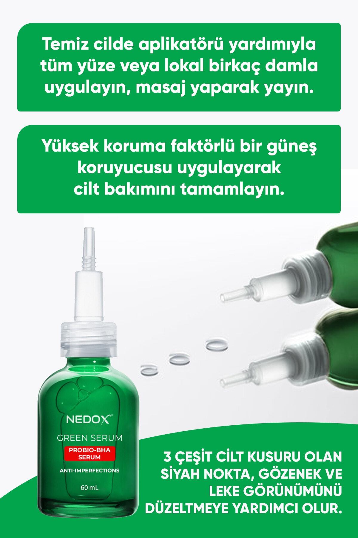 NEDOX Probio-bha Leke Karşıtı Green Serum 60ml Fiyatı, Yorumları - Trendyol