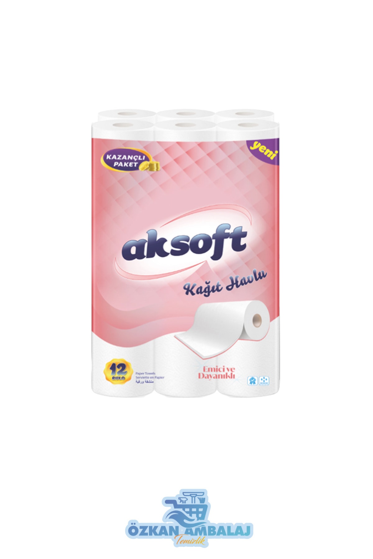 Aksoft Kağıt Havlu 2 Katlı 12 Adet Fiyatı, Yorumları - Trendyol