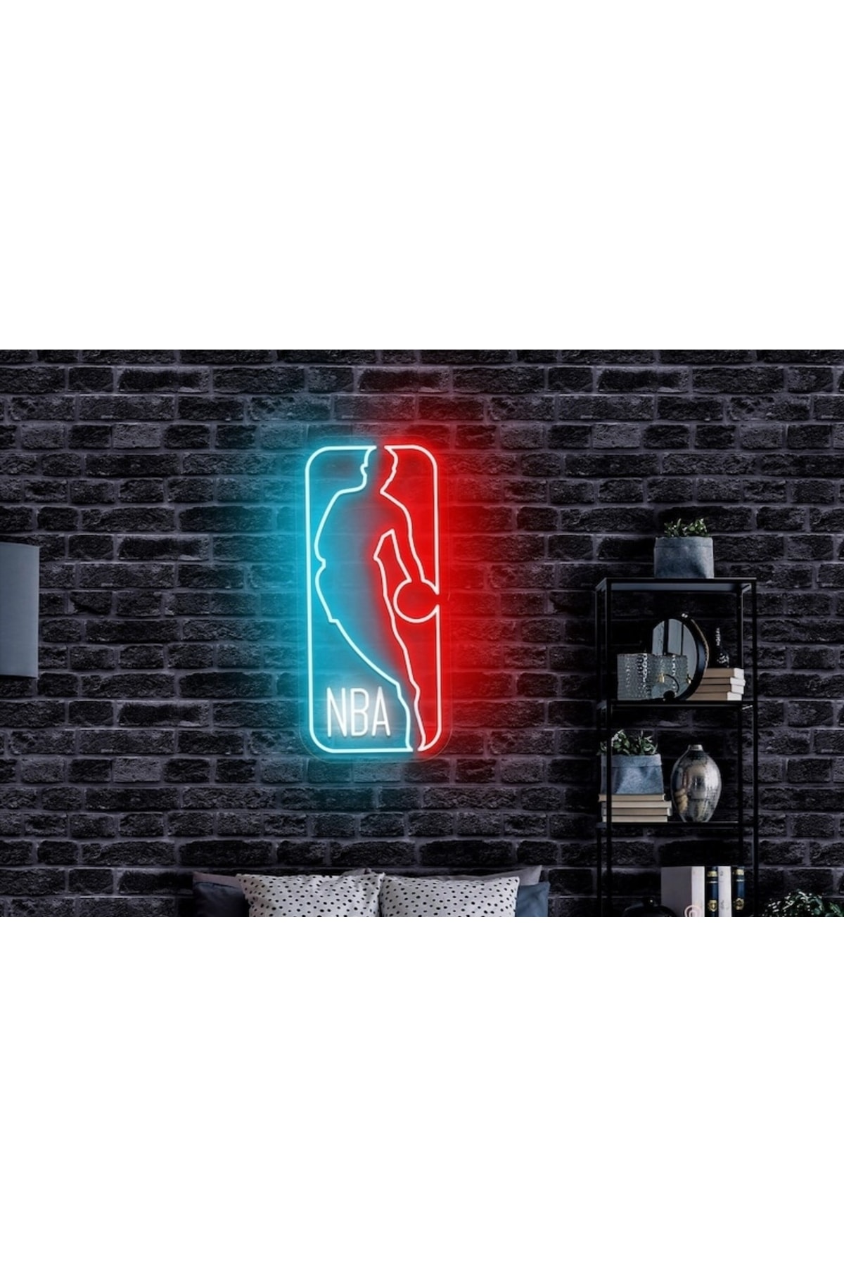 SMİLE CONCEPT Nba - Basketbol - Neon Led Dekoratif Duvar Yazısı ...