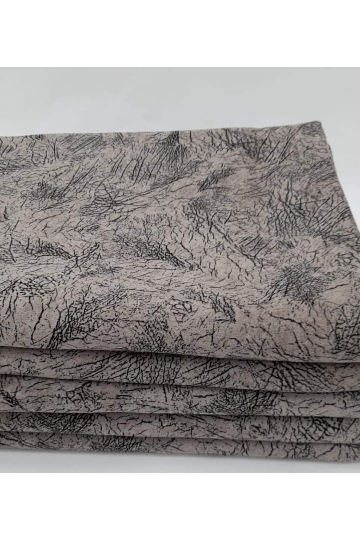 KARAHANLI Damar Desen İnce Kaymaz Süngerli Kanepe Koltuk Örtüsü Füme ...