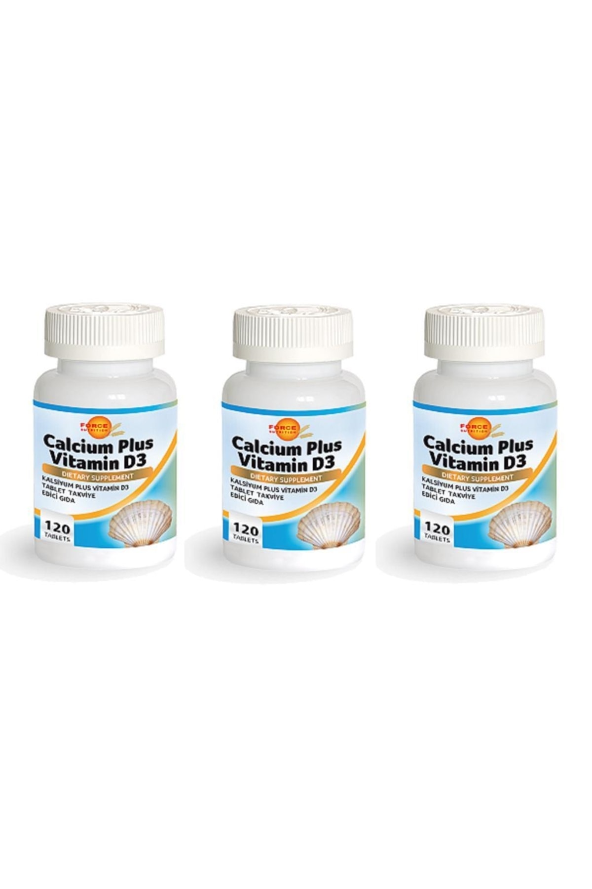 Force Nutrition Calcium Plus Vitamin D3 120 Tablet | 3 Kutu Fiyatı ...
