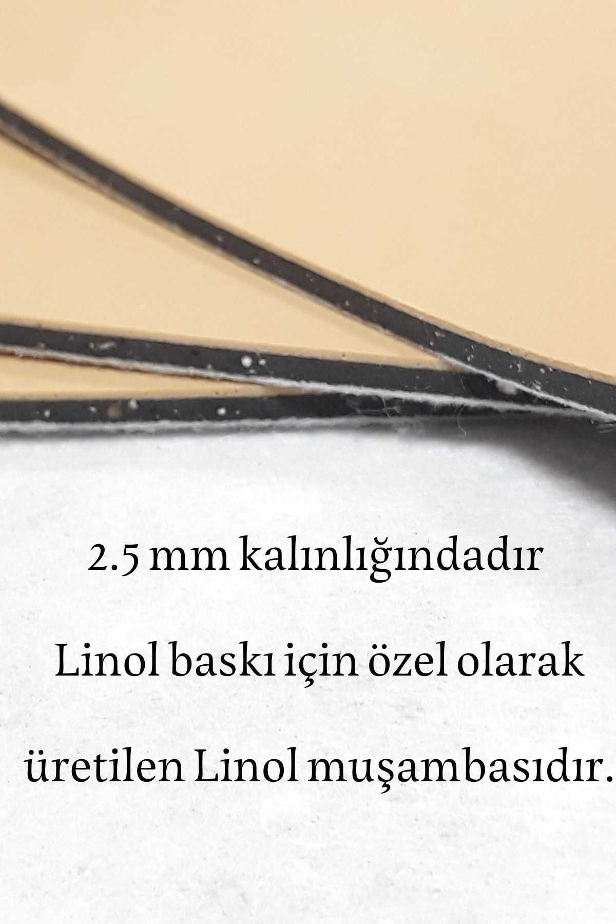 Esmay Linol Tabaka Linol Muşamba Levha 2.5 Mm 50x70 Cm Fiyatı ...