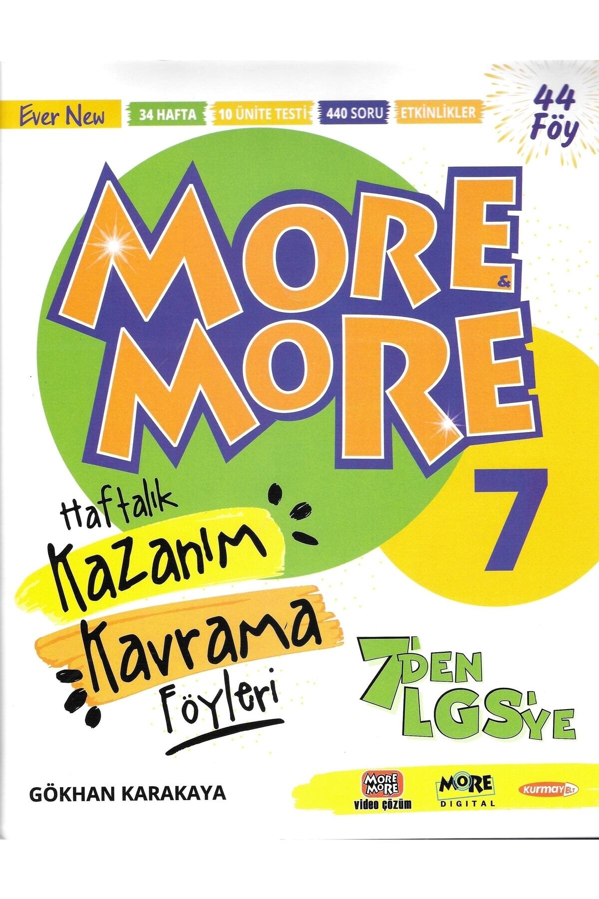 Kurmay Yayınları More More 7 Sınıf Haftalık Kazanım Kavrama Föyleri ...