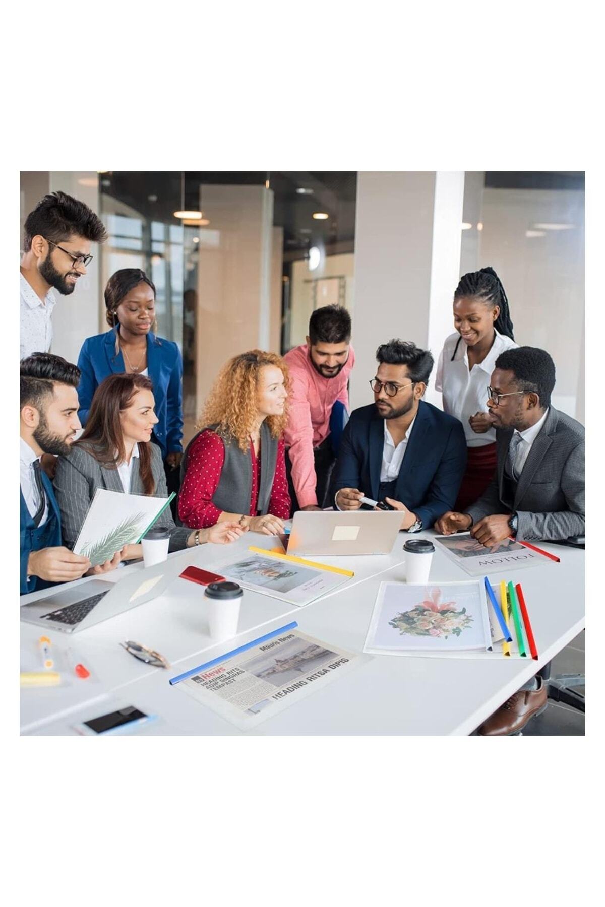 Artlantis A-4 5'li Yandan Sürgülü Sıkıştırmalı Dosya 1 Paket A4 5 Renk ...