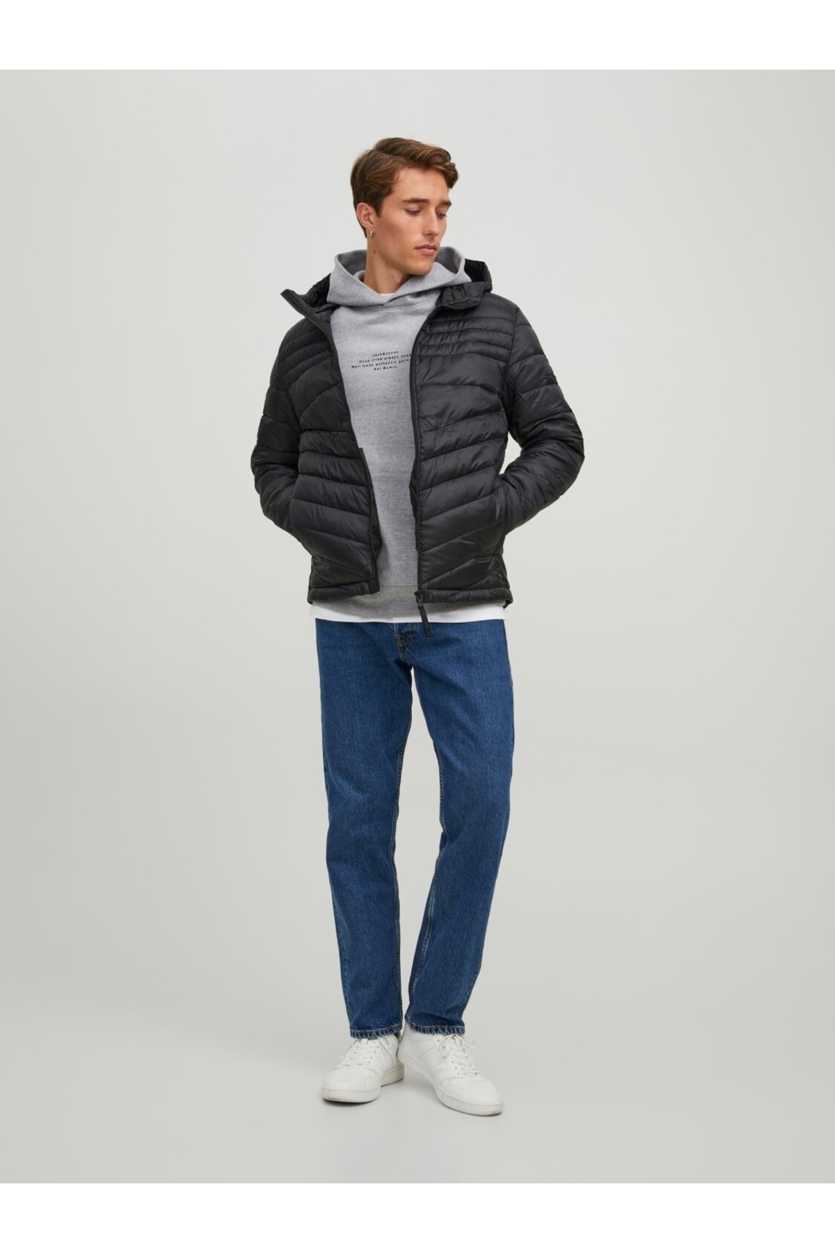 Jack & Jones 12211785 Jack Jones Jjehero Puffer Hood Sn Erkek Mont ...