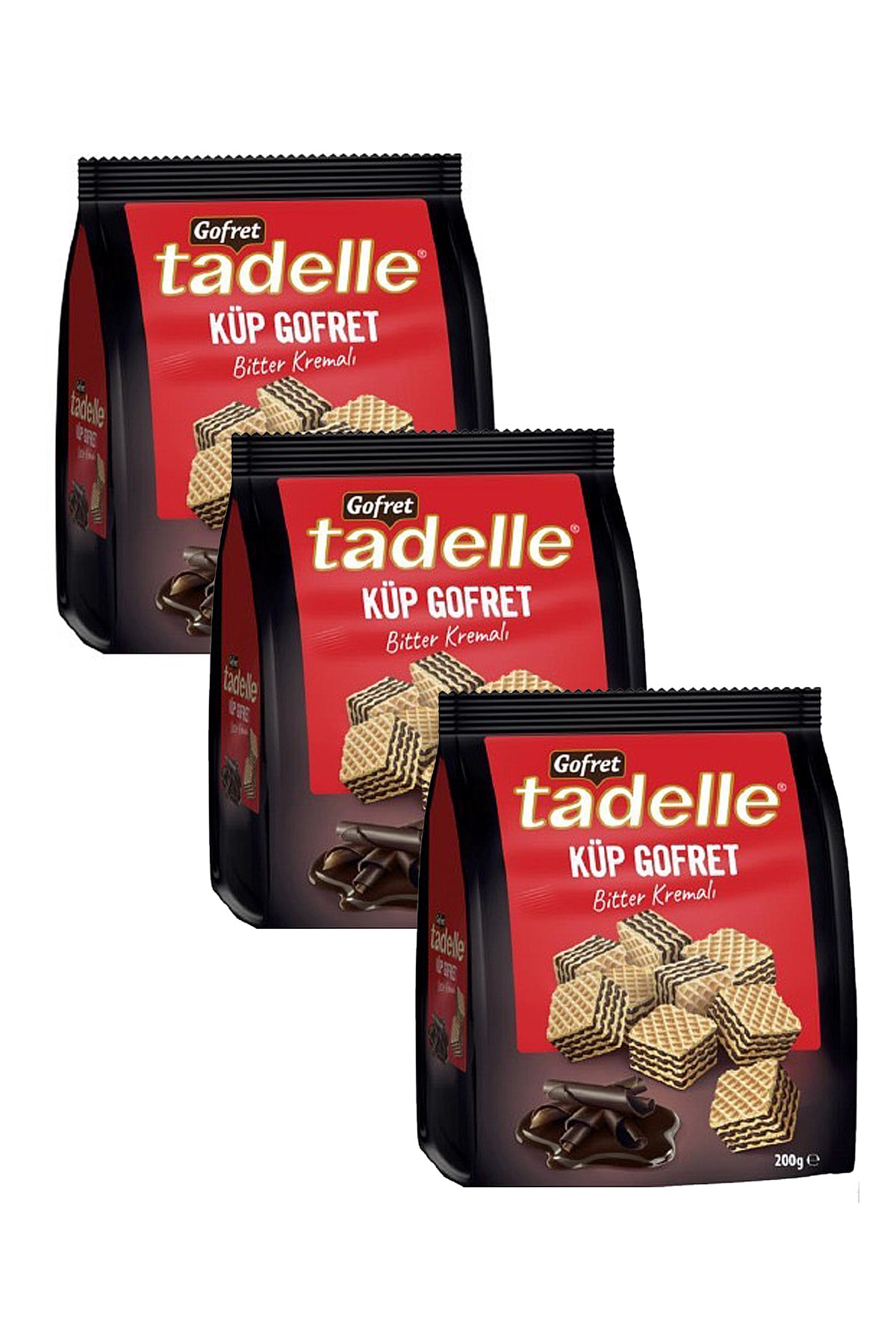 Tadelle Küp Gofret 200 Gr Bitter X 3 Adet - Fiyatı, Yorumları