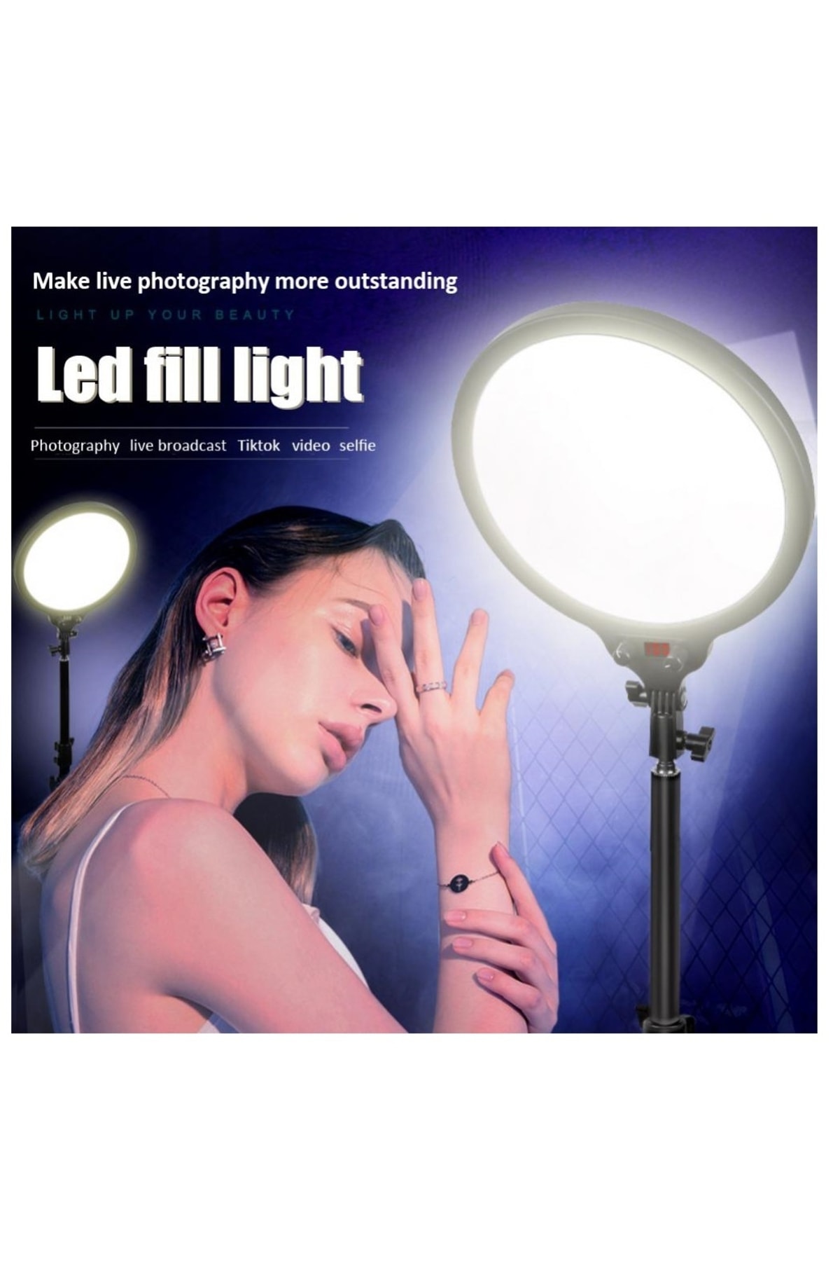 EN SİGA Yeni Profesyonel Ring Light Led Influencer Güzellik Salonu ...