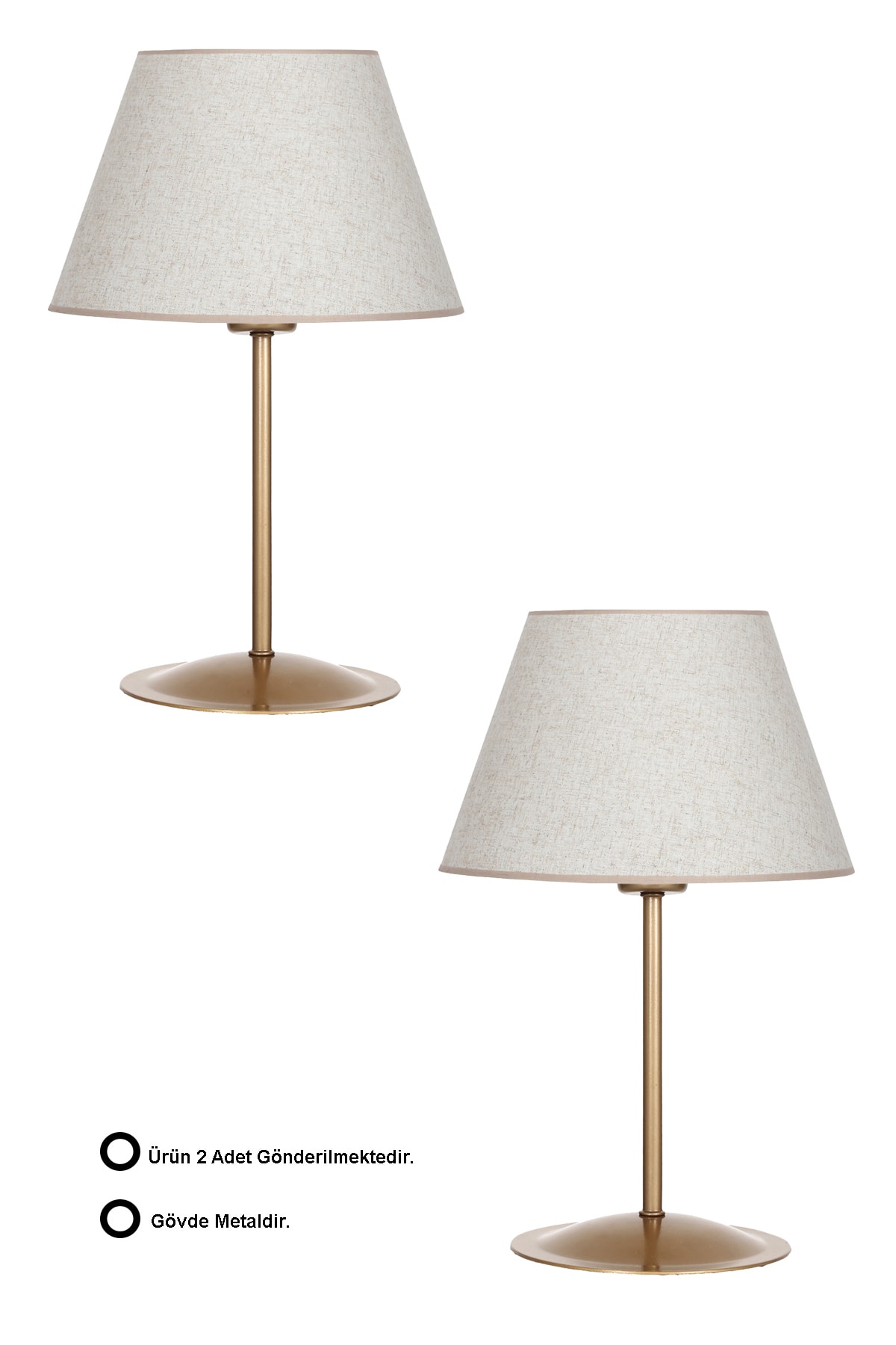 epifanio Two-004 Eskitme Mat Gold Metal Abajur Fiyatı, Yorumları - Trendyol