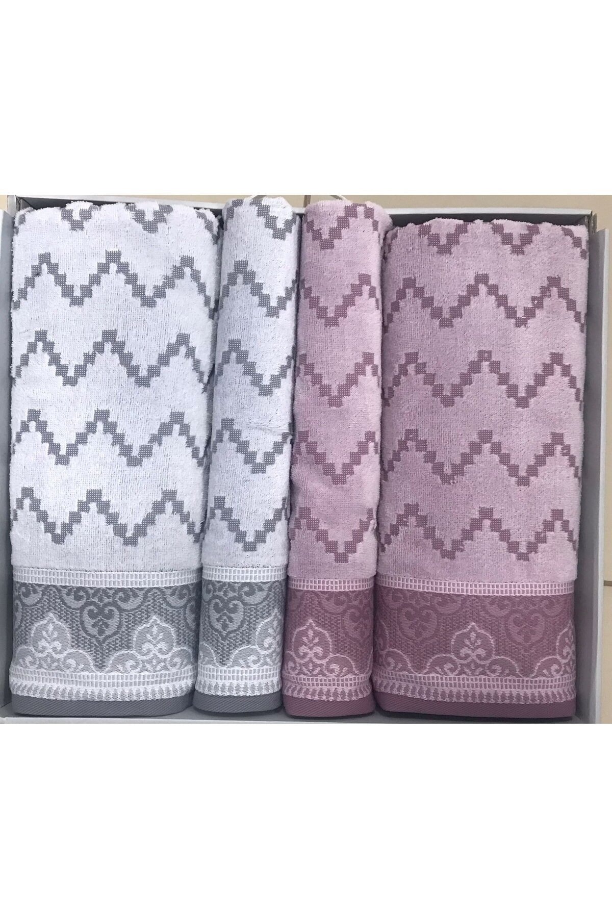 Özdilek Juliette Best Set Hamam Takımı Gri - Mürdüm Fiyatı, Yorumları ...