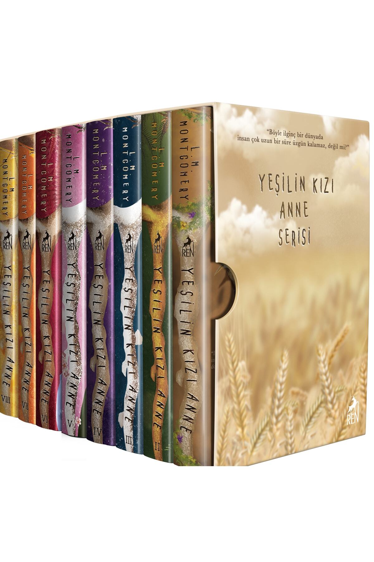 Ren Kitap Yeşilin Kızı Anne - 9 Kitap Kutulu Set / L. M. Montgomery ...