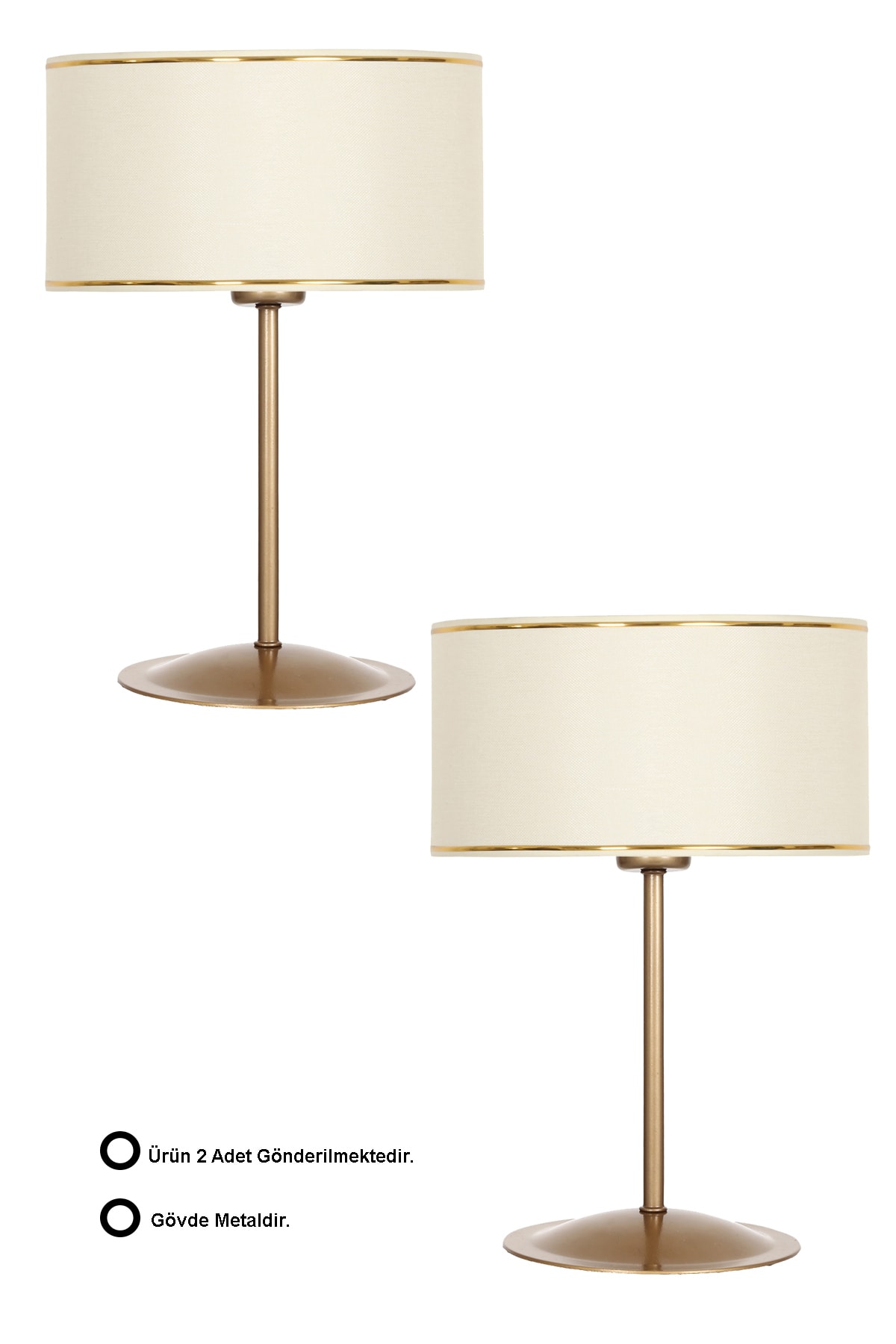 epifanio Two-005 Eskitme Mat Gold Metal Abajur Fiyatı, Yorumları - Trendyol