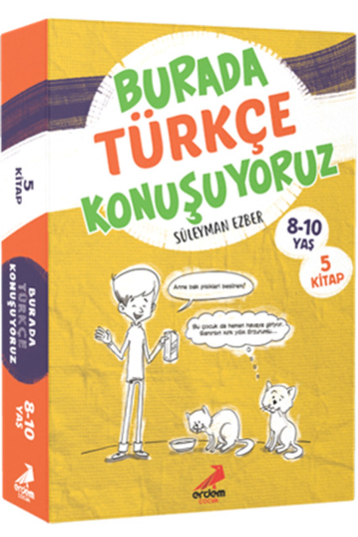 Erdem Yayınları Burada Türkçe Konuşuyoruz Hikaye Kitabı Seti 4.sınıf (5 ...