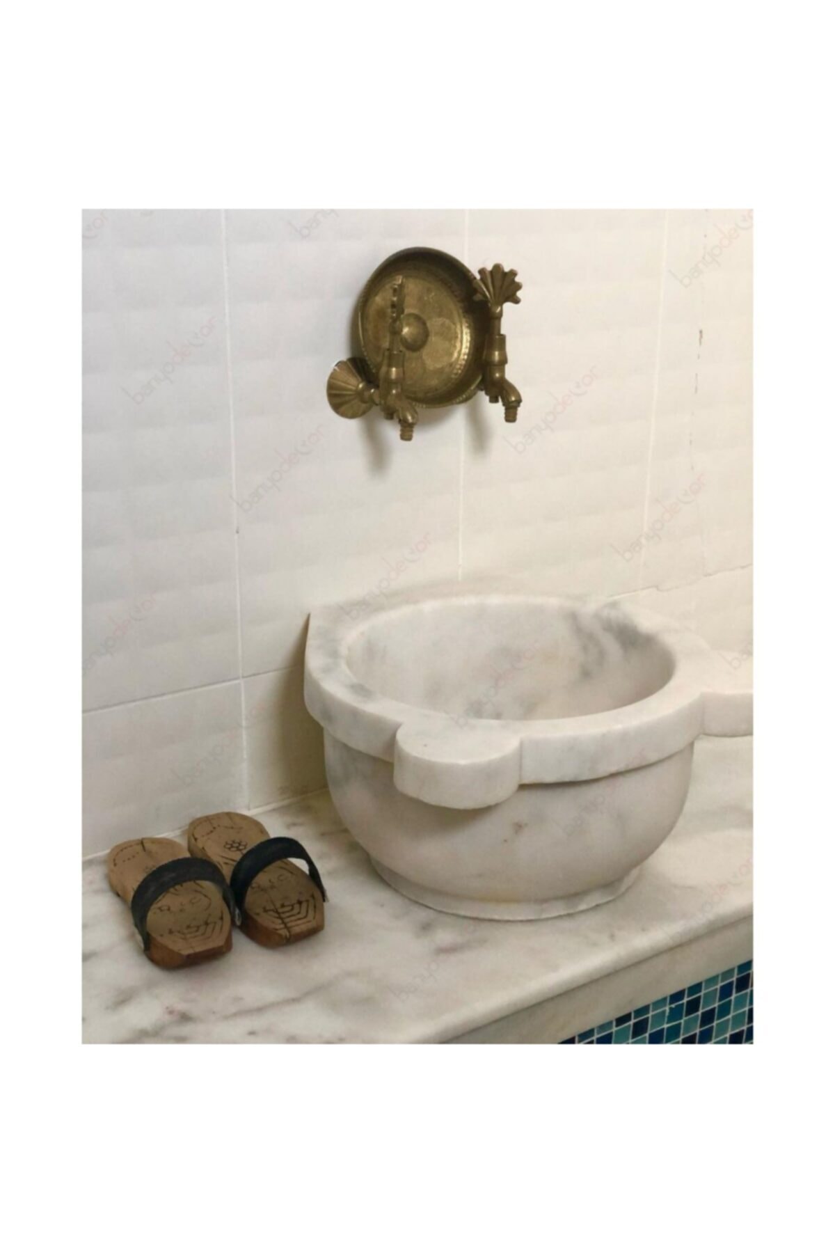 banyodecor Beyaz Düz Mermer Kurna Fiyatı, Yorumları - Trendyol