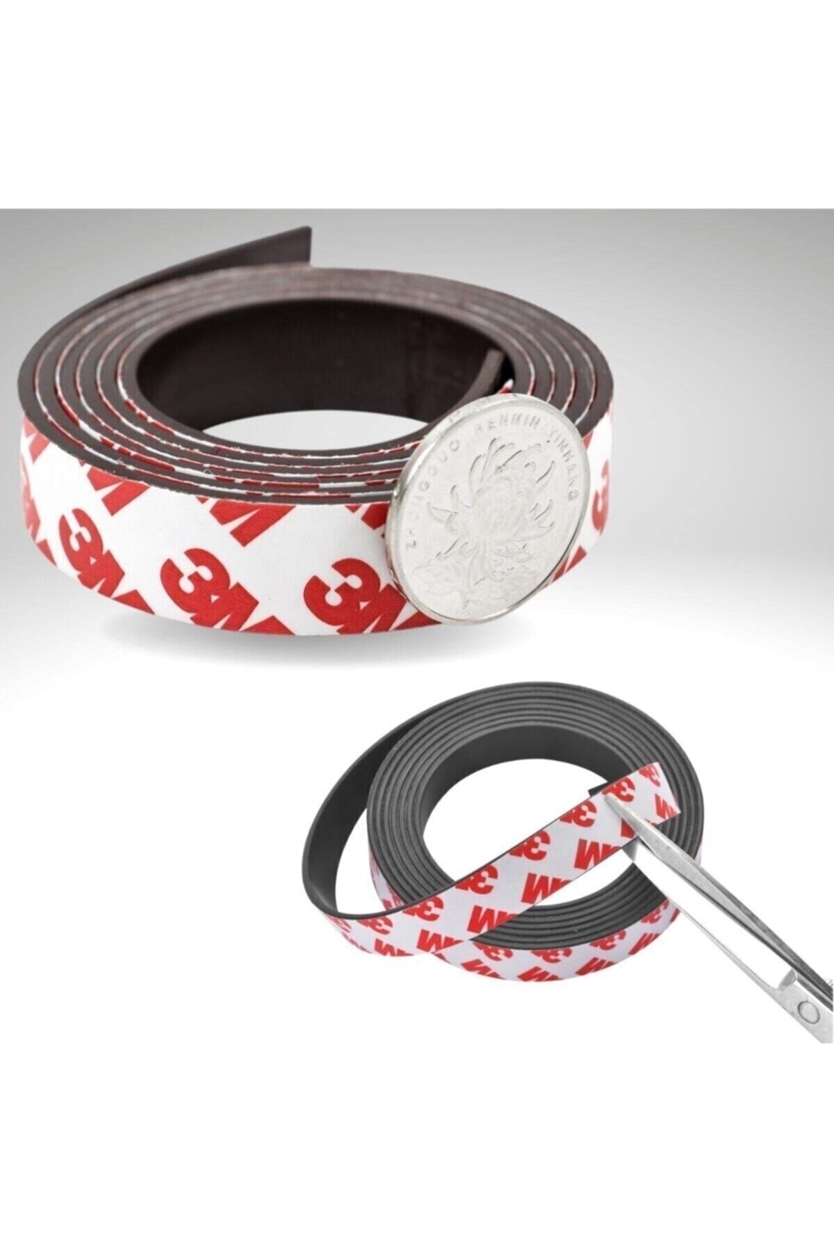 Hdg 3m Yapışkanlı Şerit Mıknatıs Magnet Kes Kullan Güçlü Rulo ...