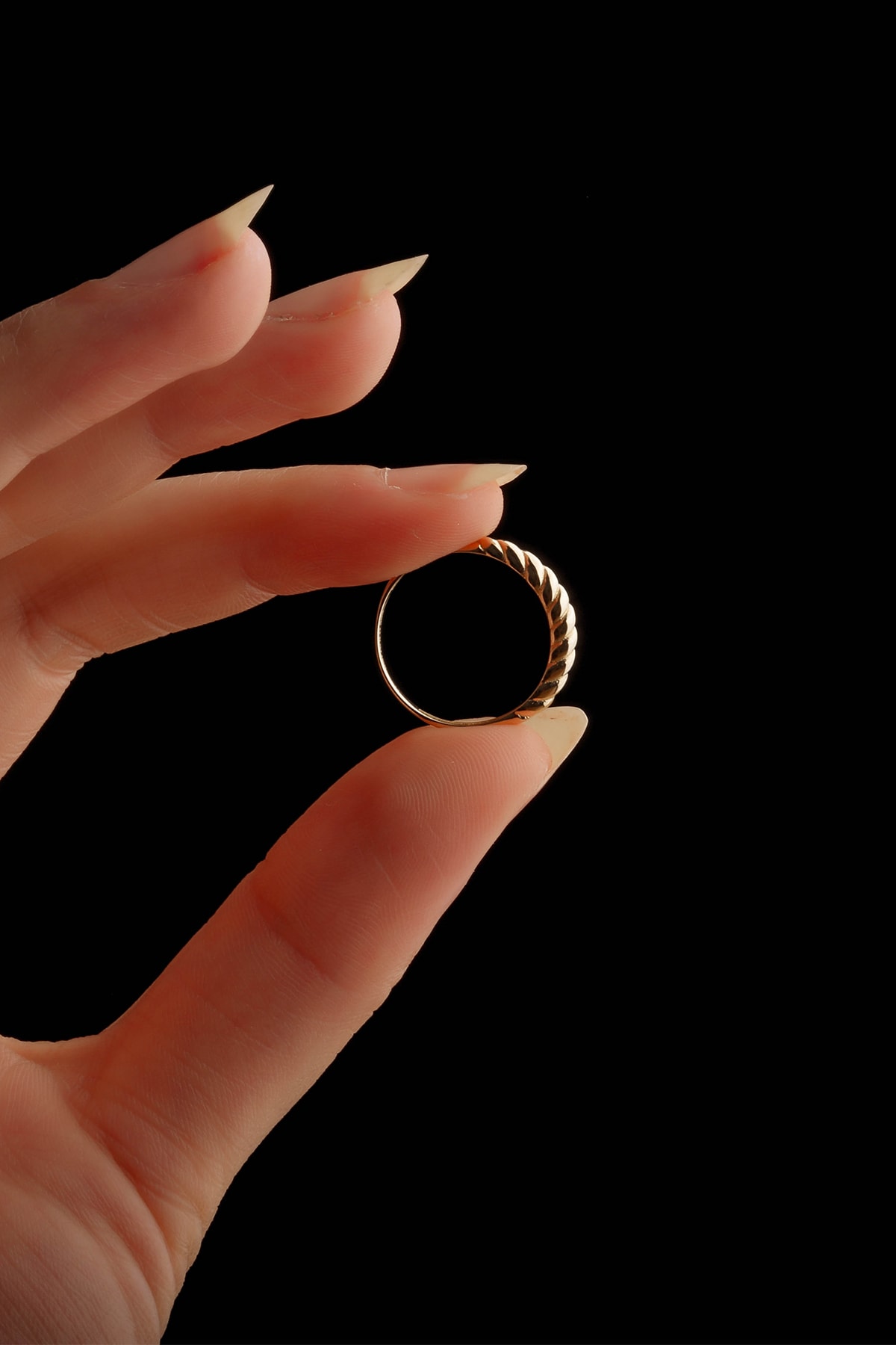 Kuyumcum 14 Ayar Altın Midye Yüzük, Eklem Yüzüğü Modelleri, Altın Yüzük ...