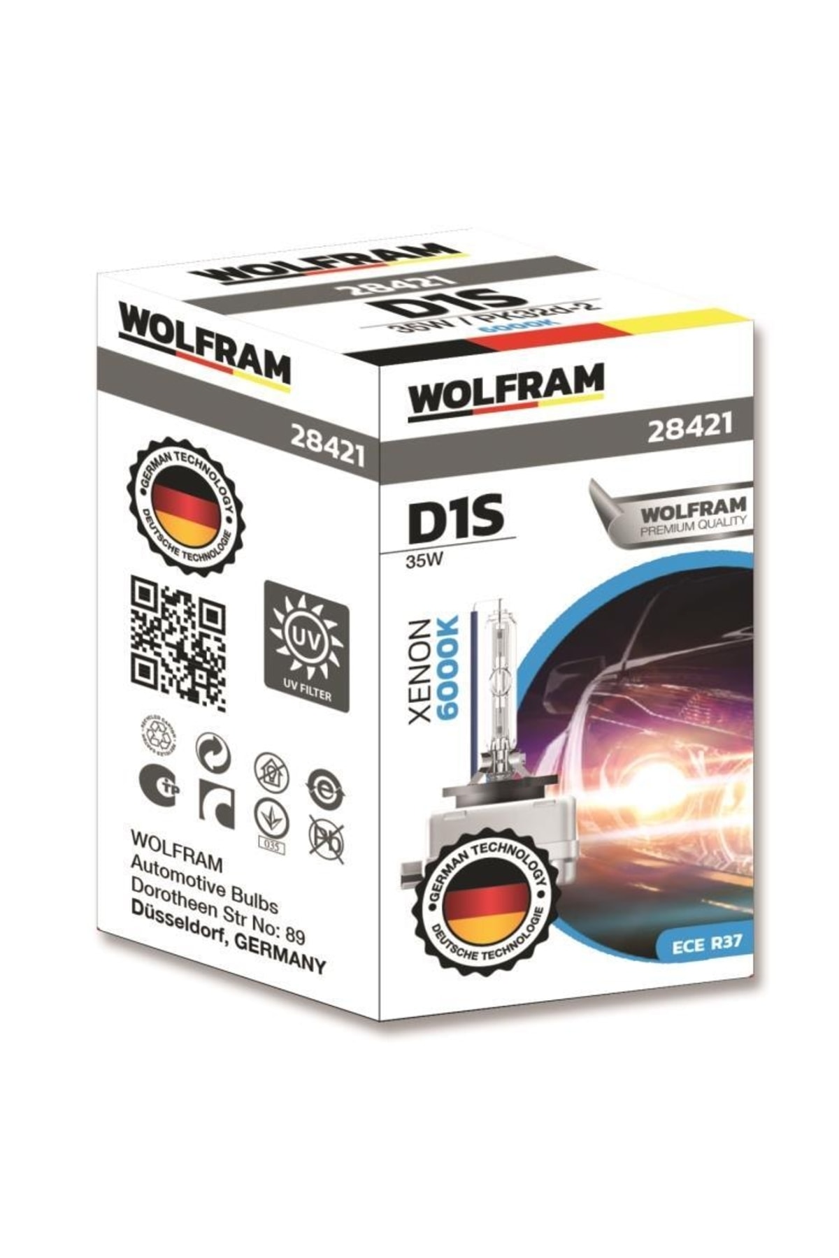 İTH Wolfram D1s 6000k Xenon Far Ampulü Fazla Işık Made In Germany ...