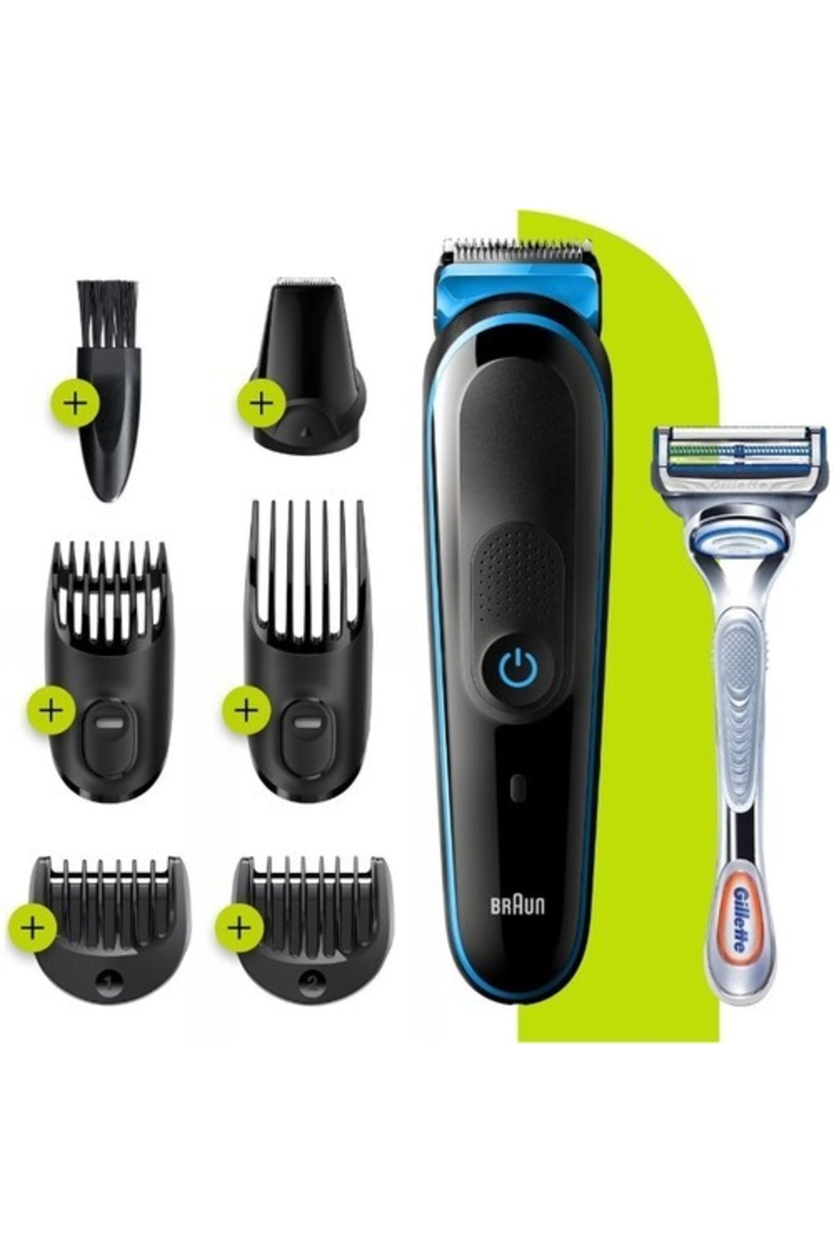 Braun Mgk 3242 Şarjlı Erkek Bakım Kiti 7in1 Kablosuz Şekillendirici ...