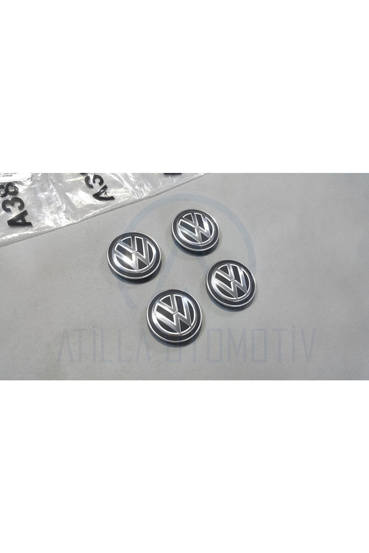 Fabrikasyon 4 X Volkswagen Golf Mk7 5g 2013-2020 Çelik Jant Göbek Seti ...