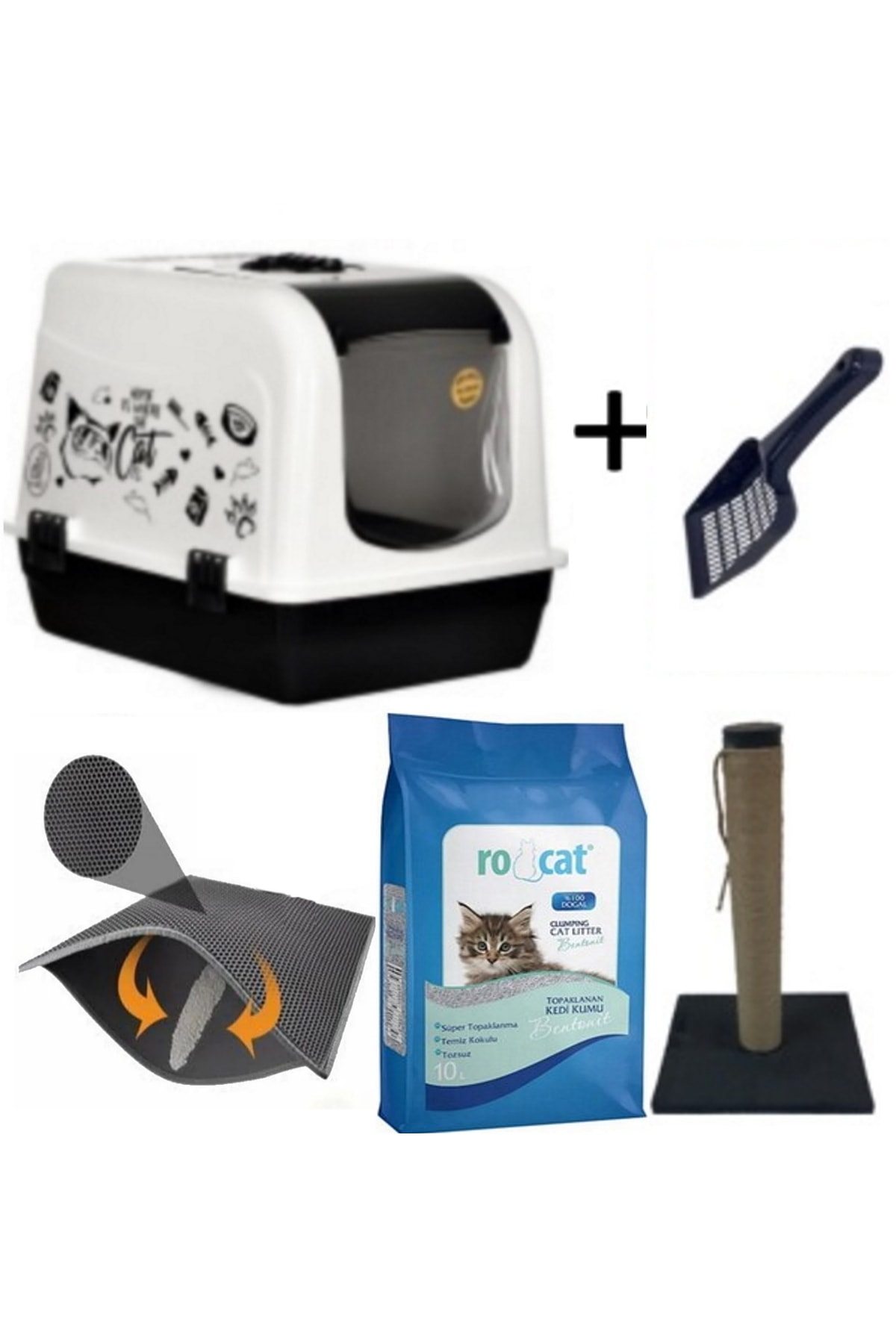 optimal&prime Maxi Xxl Büyük Boy Kedi Tuvalet Kabı Üsten Acılır Kauçuk ...