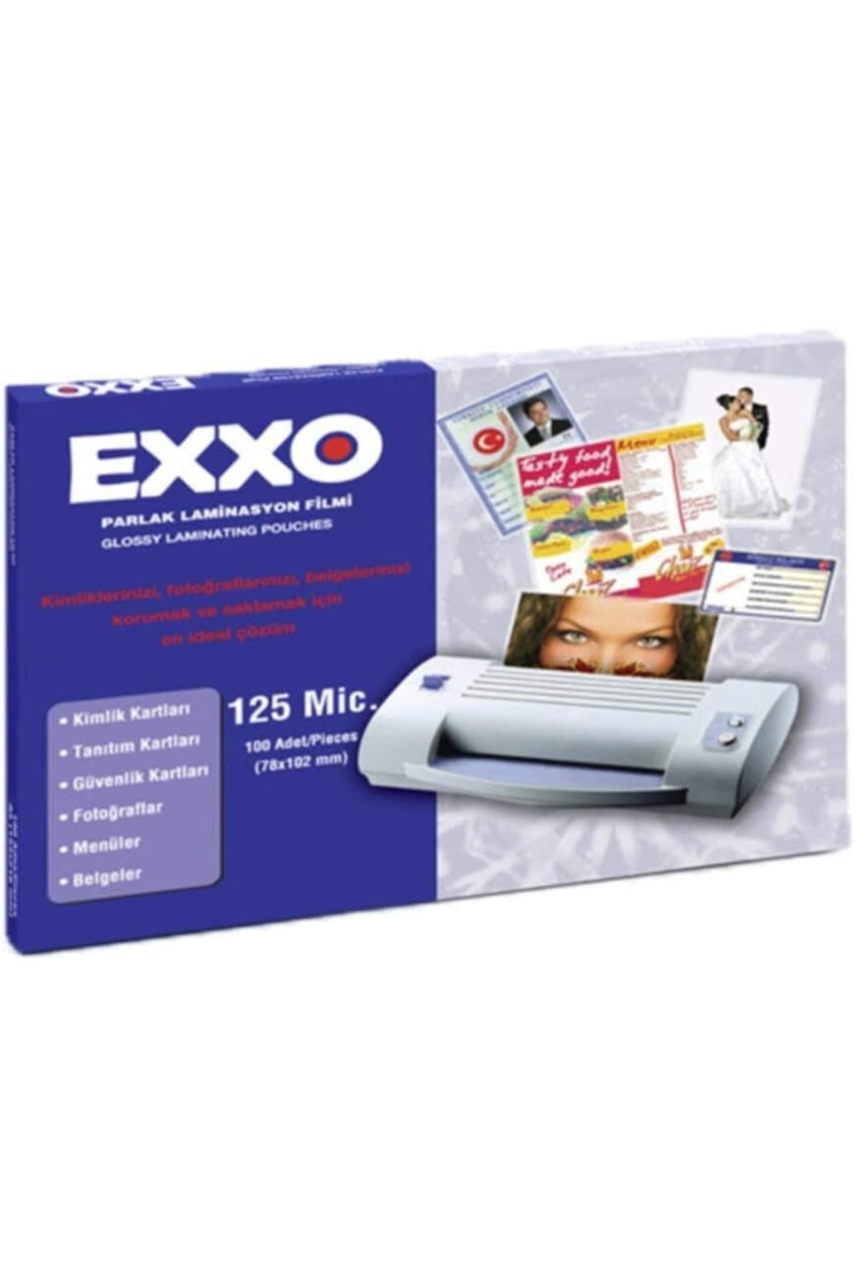 Exxo Laminasyon Film A-4 125 Mic 100 Lü Fiyatı, Yorumları - Trendyol
