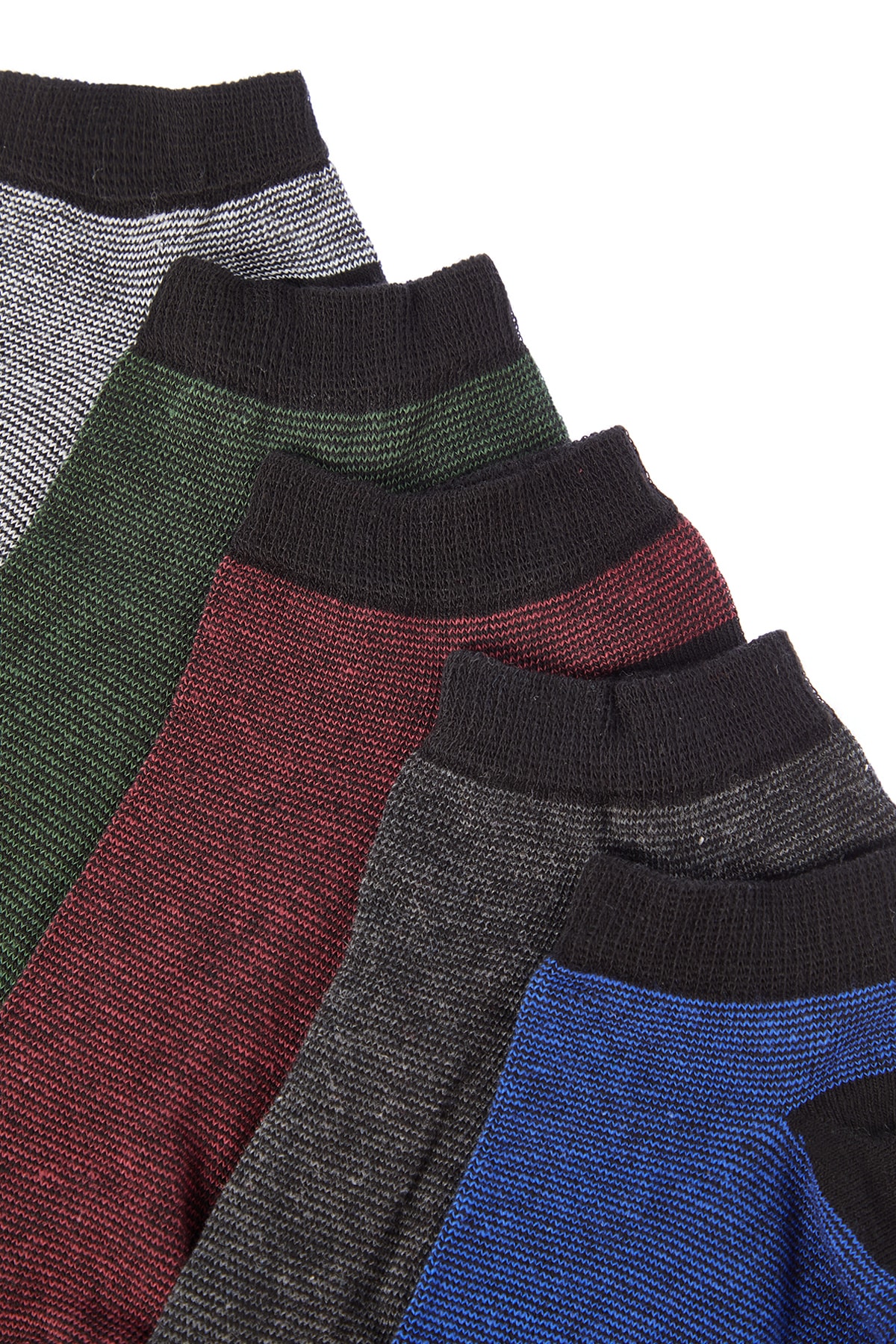 Trendyol Collection Multi-Colored Men's 5-Pack Cotton Color Paneled ...