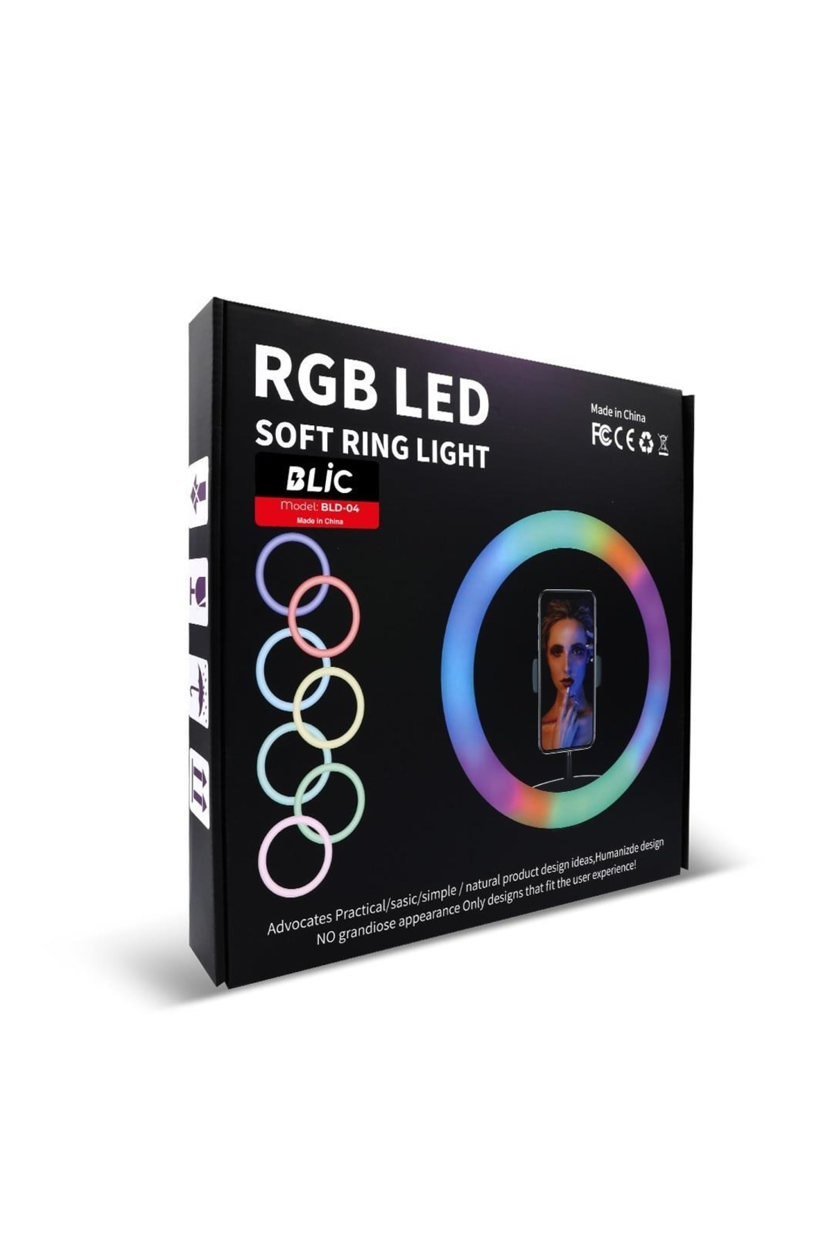 Genel Markalar Bld-04 Rgb Led Soft Rıng Lıght Mj30 + Trıpod Ayak Telefon Tutucu + Kumanda Fiyatı ...