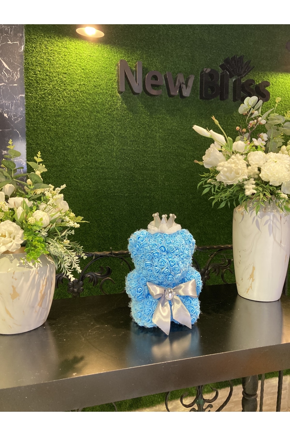 New Bliss Decor Studio Özel Tasarım El Yapımı Teddy Rose Bear Güllü ...
