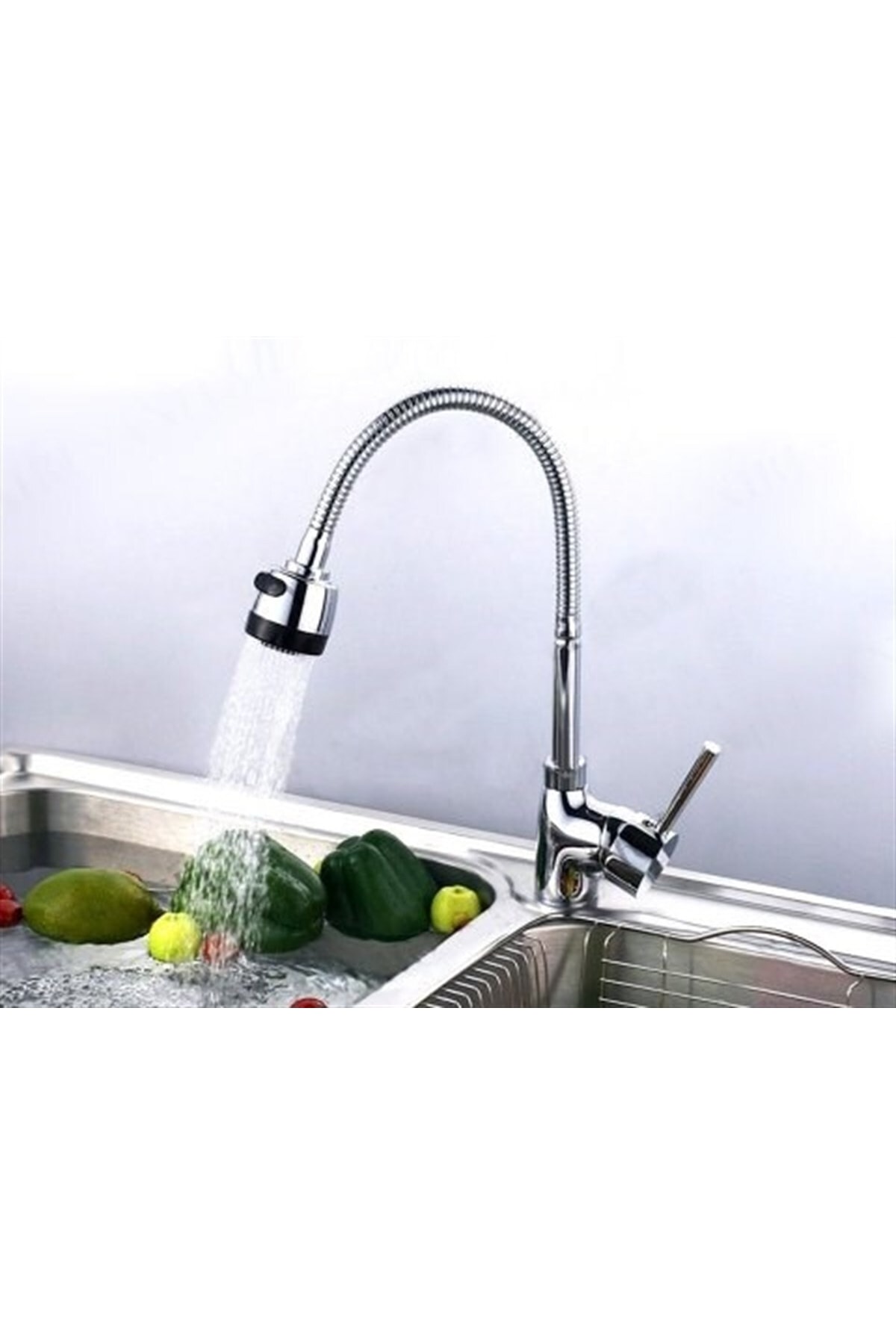 Genel Markalar Oynar Başlıklı 2 Fonksiyonlu Spiral Musluk Başlığı ...