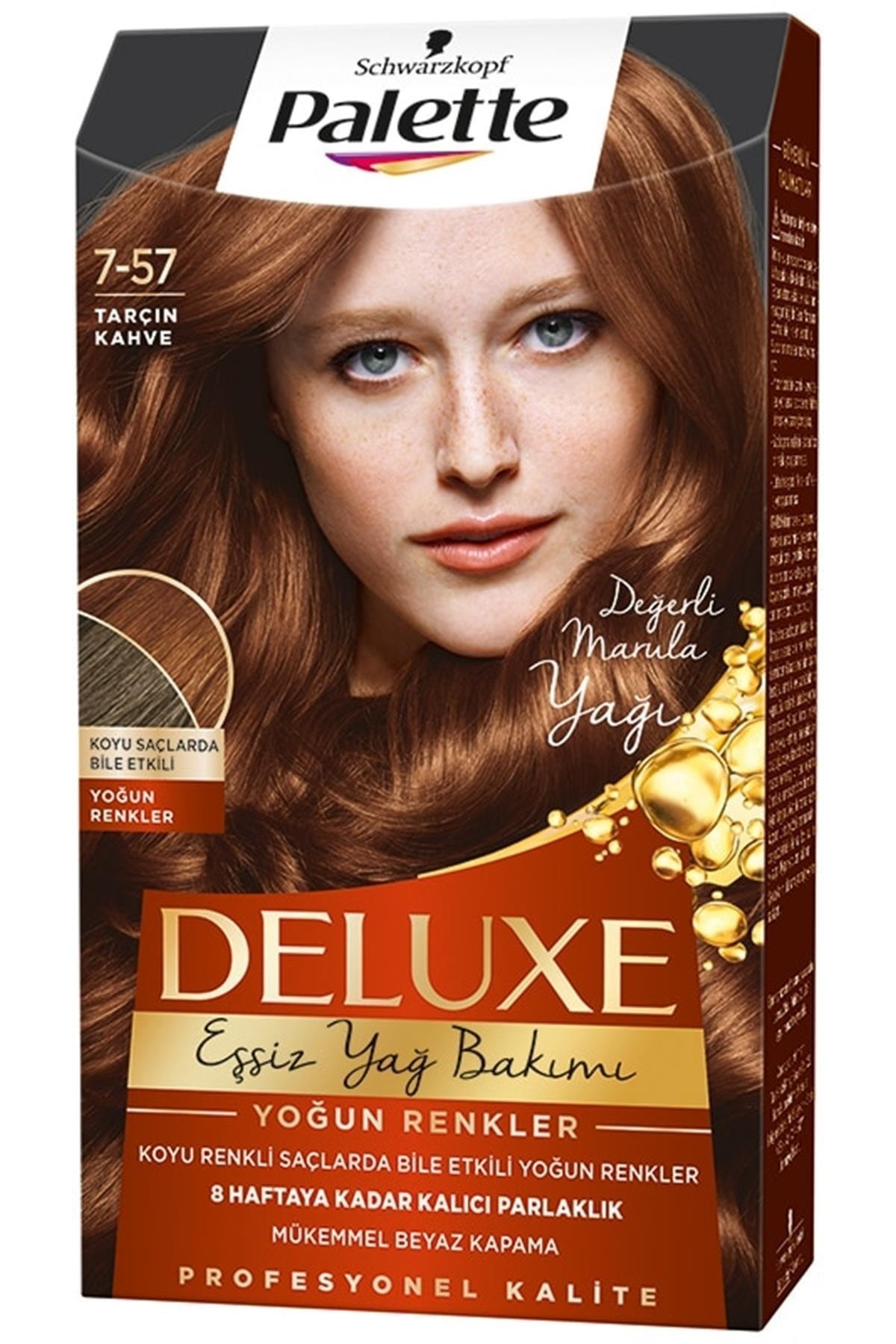 Palette Deluxe Yoğun Renkler Saç Boyası 7-57 Tarçın Kahve Fiyatı ...