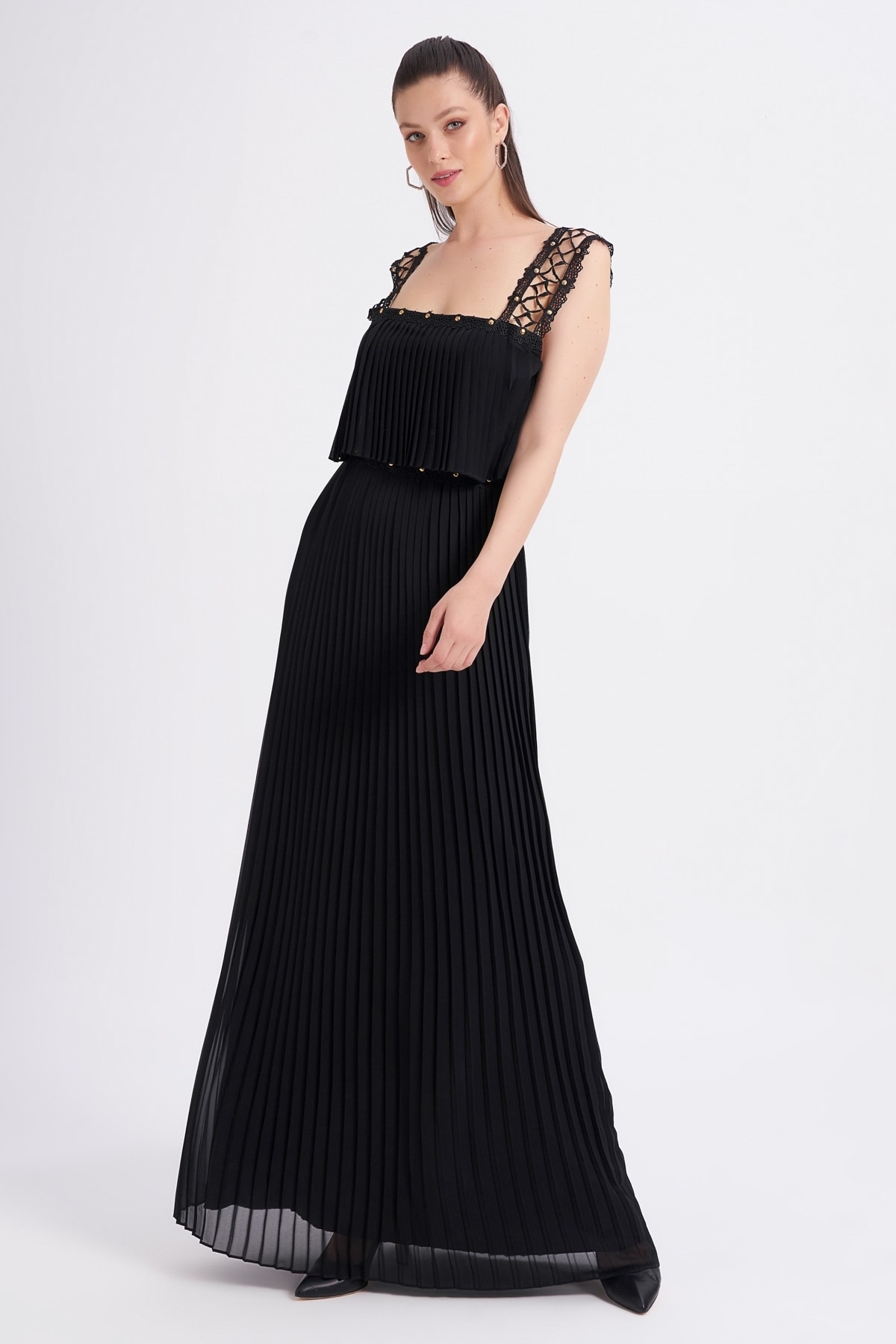 Balizza Blz-uzun Kolsuz Piliseli Elbise Fiyatı, Yorumları - Trendyol