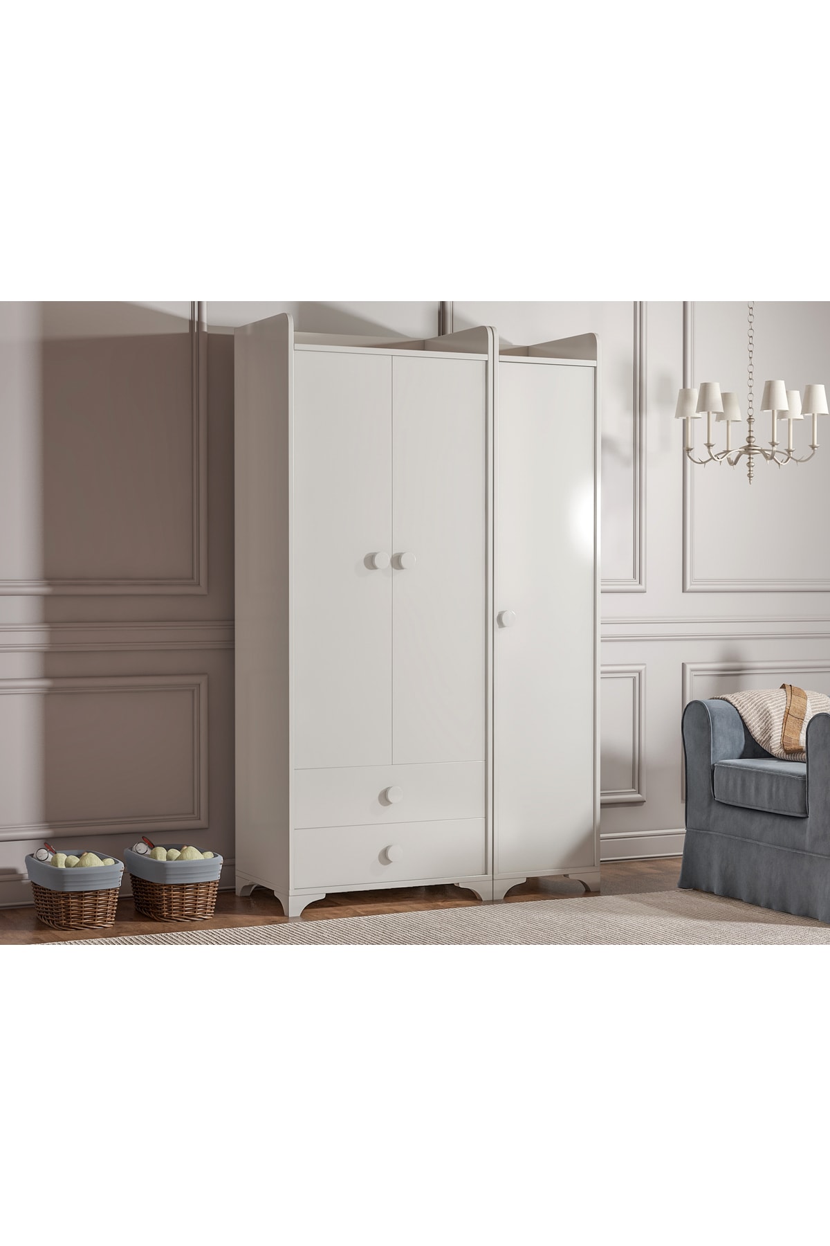 Patiko Furniture Bdlp 049 3 Kapılı Dolap Fiyatı, Yorumları - Trendyol