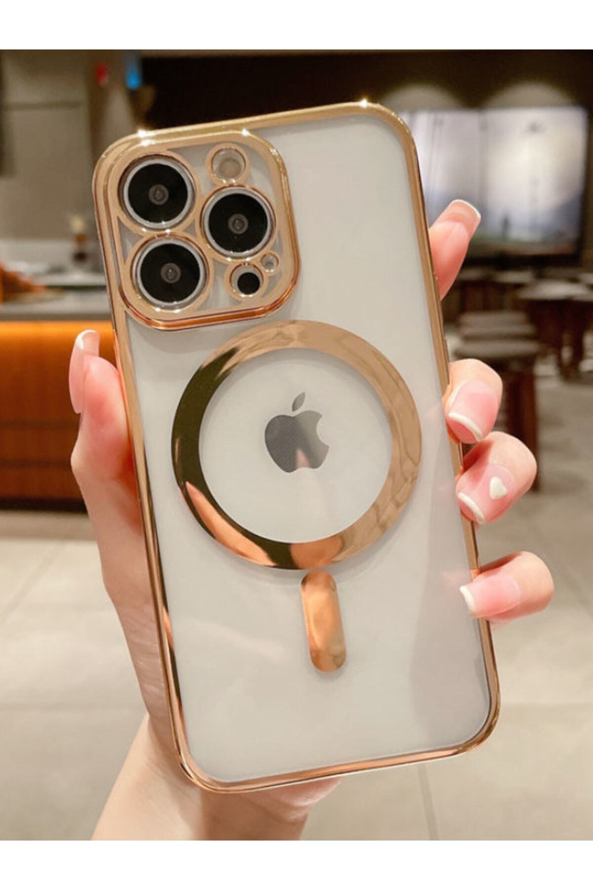 Ceponya Iphone 11 Pro Max Tam Uyumlu Köşeleri Renkli Şeffaf Kamera ...