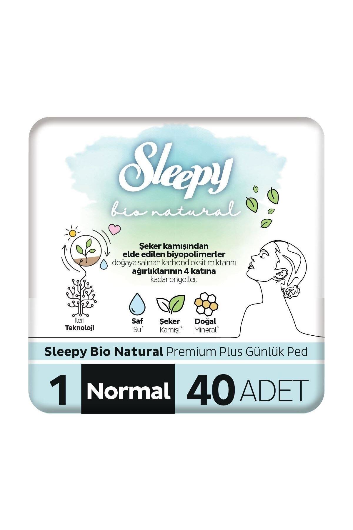 Sleepy Bio Natural Premium Plus Günlük Ped Normal 40 Adet Ped Fiyatı, Yorumları - Trendyol