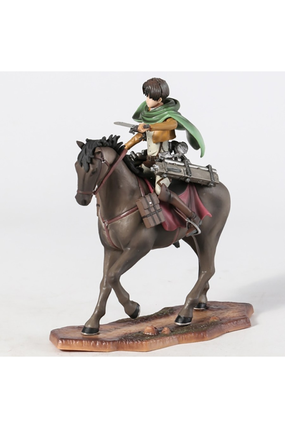 DÜKKAN DESİGN Attack On Titan Levi Ackerman Horse Riding Figür Fiyatı ...